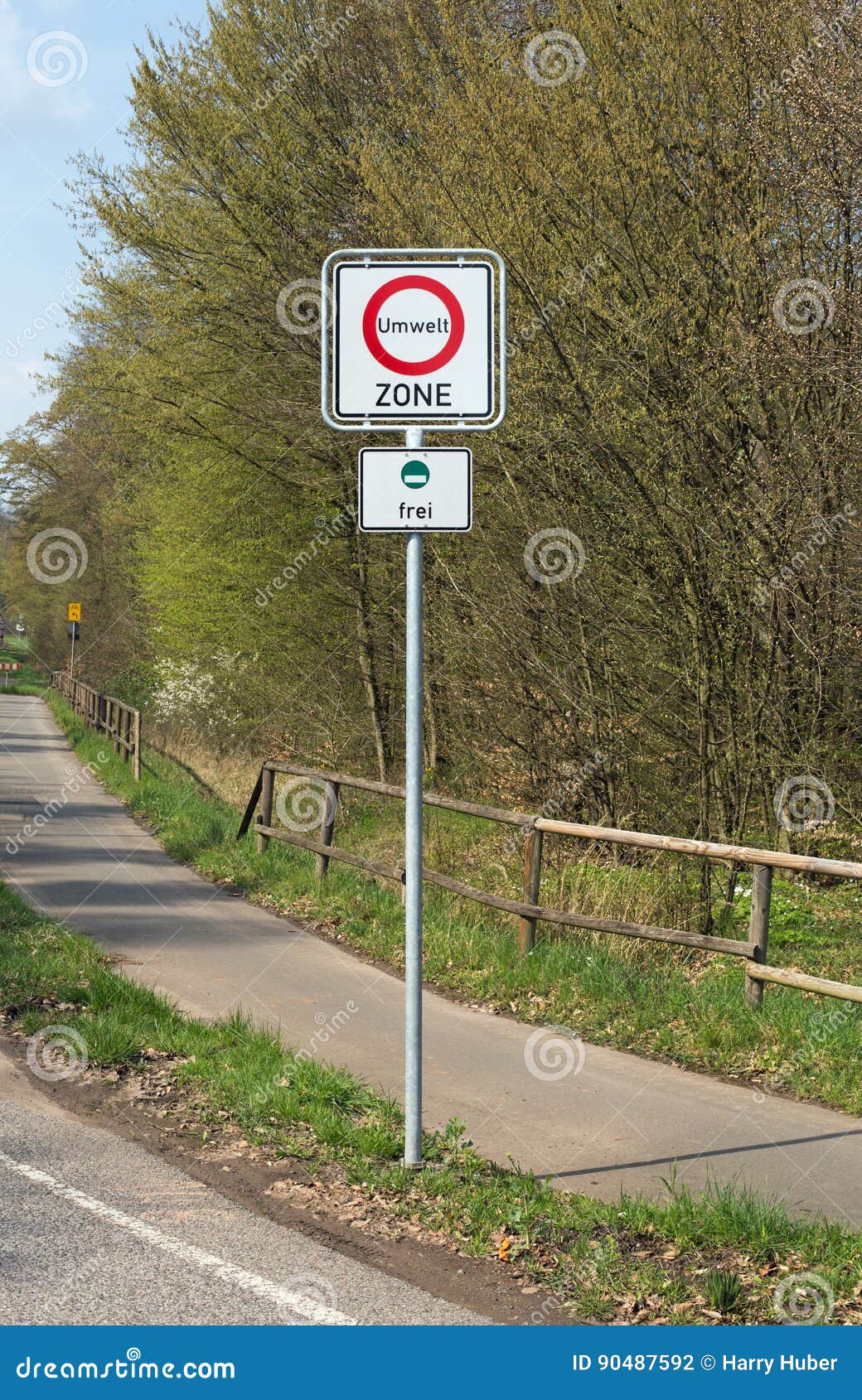 Sign environment zone stock photo. Image of germany, label - 90487592