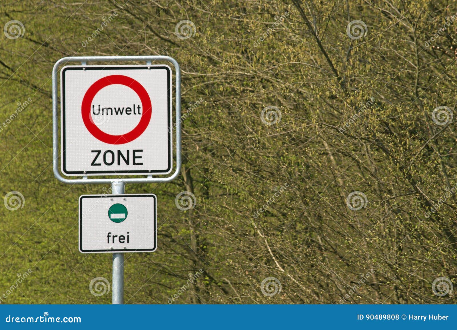 Sign environment zone stock photo. Image of german, green - 90489808