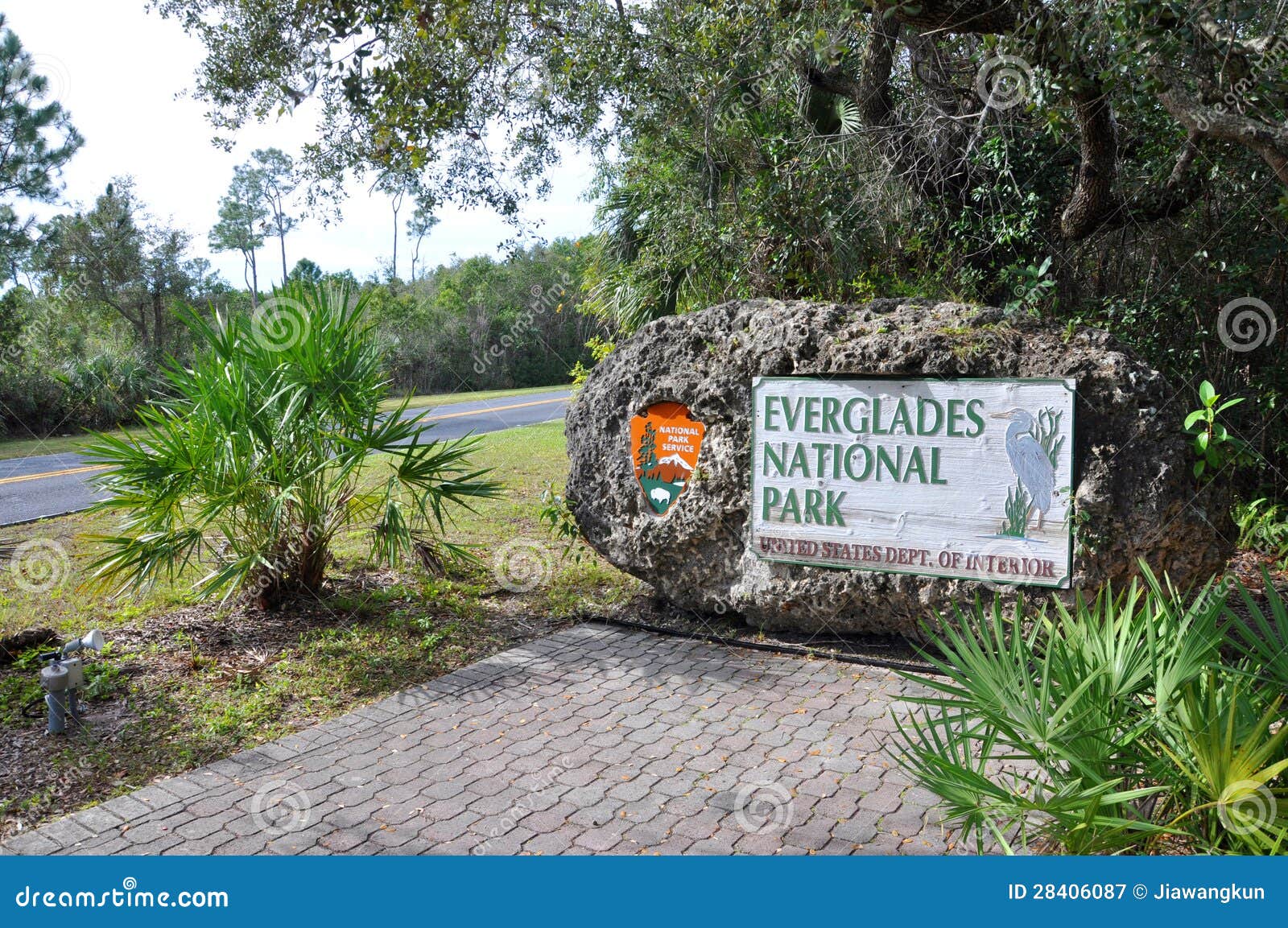 Sign of Everglades National Park Editorial Photography - Image of ...