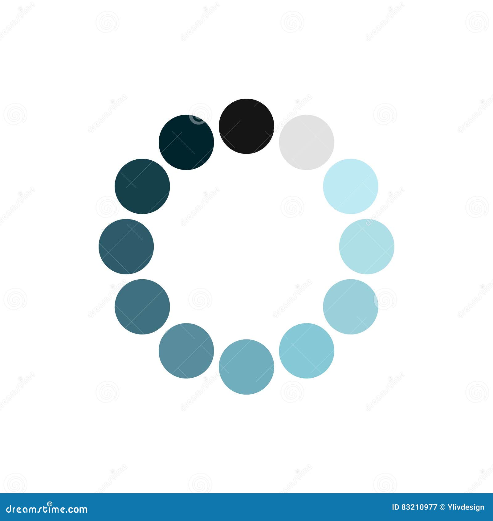 Sign Expectations Page Load Icon, Flat Style Stock Vector ...