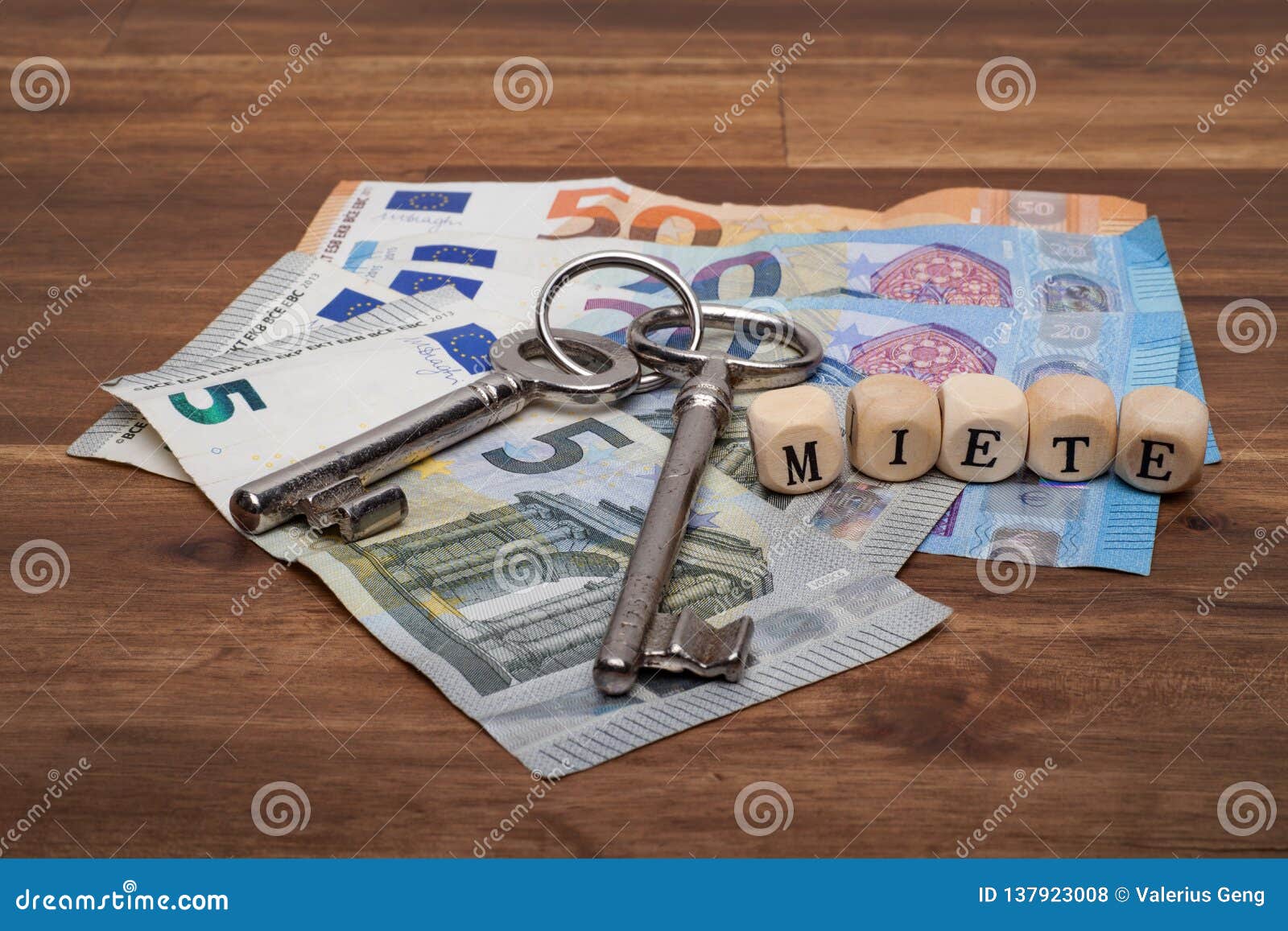 Sign Expensive Rent Leasing German Miete Stock Photo - Image of house ...