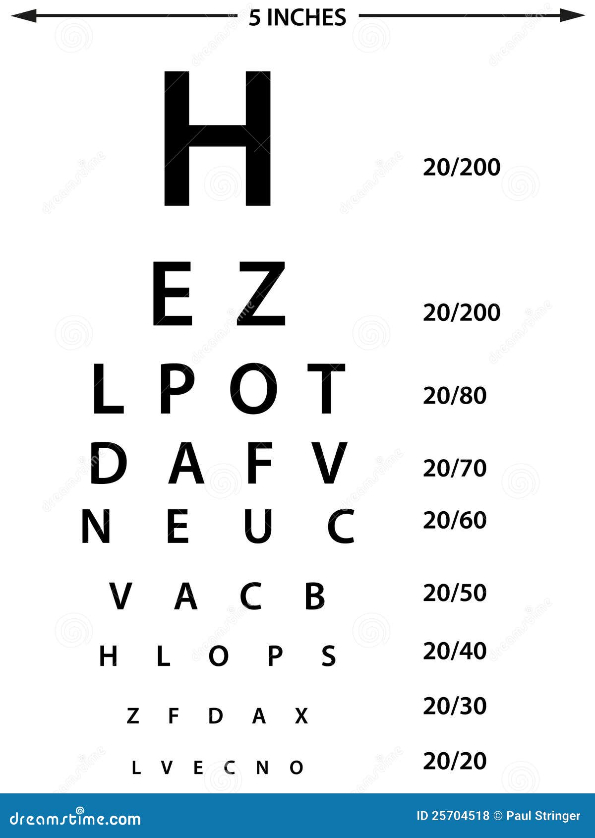 Sign for eye test stock illustration. Illustration of background - 25704518