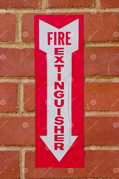 Sign for Fire Extinguisher stock photo. Image of label - 1319274