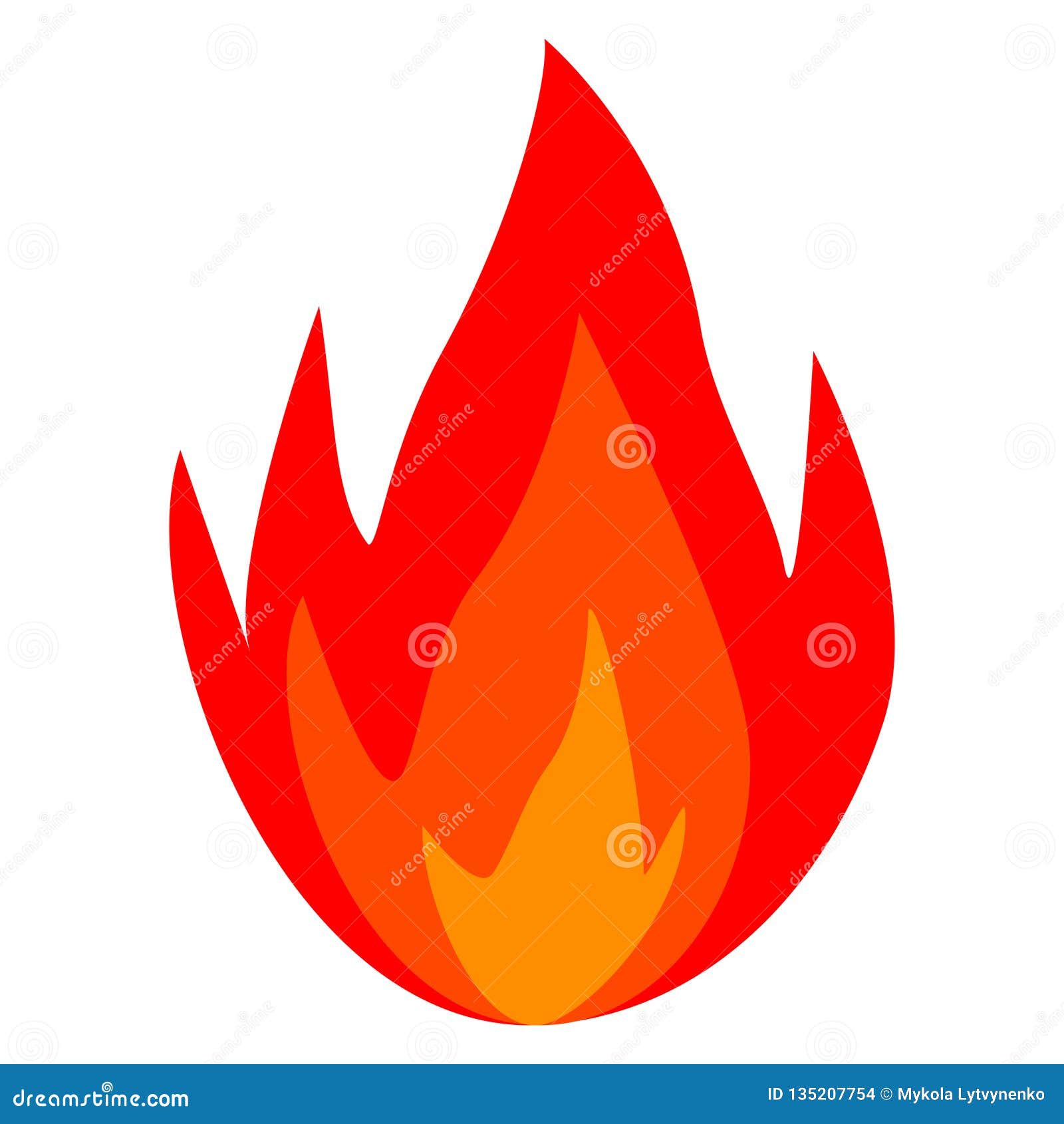 Sign Flame Icon Vector Fire Source, Heat Flame Fire Concept Stock ...