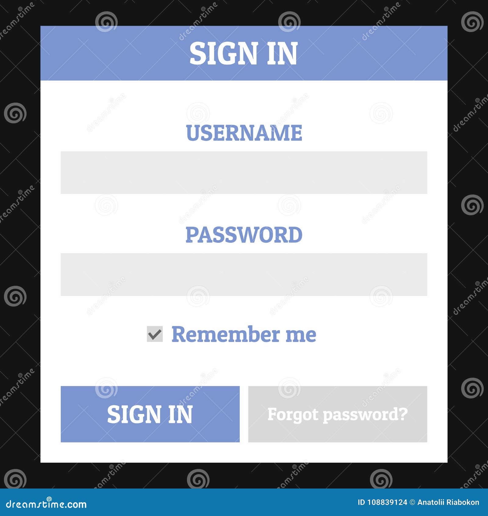 Sign form icon, flat style stock vector. Illustration of logo - 108839124