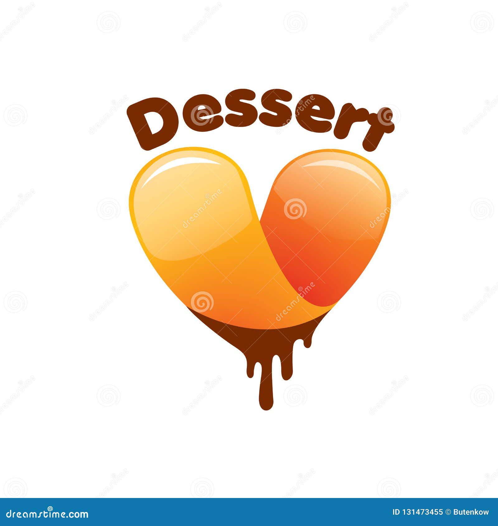 Sign in the Form of Sweet Food. Vector Illustration. Stock Vector ...