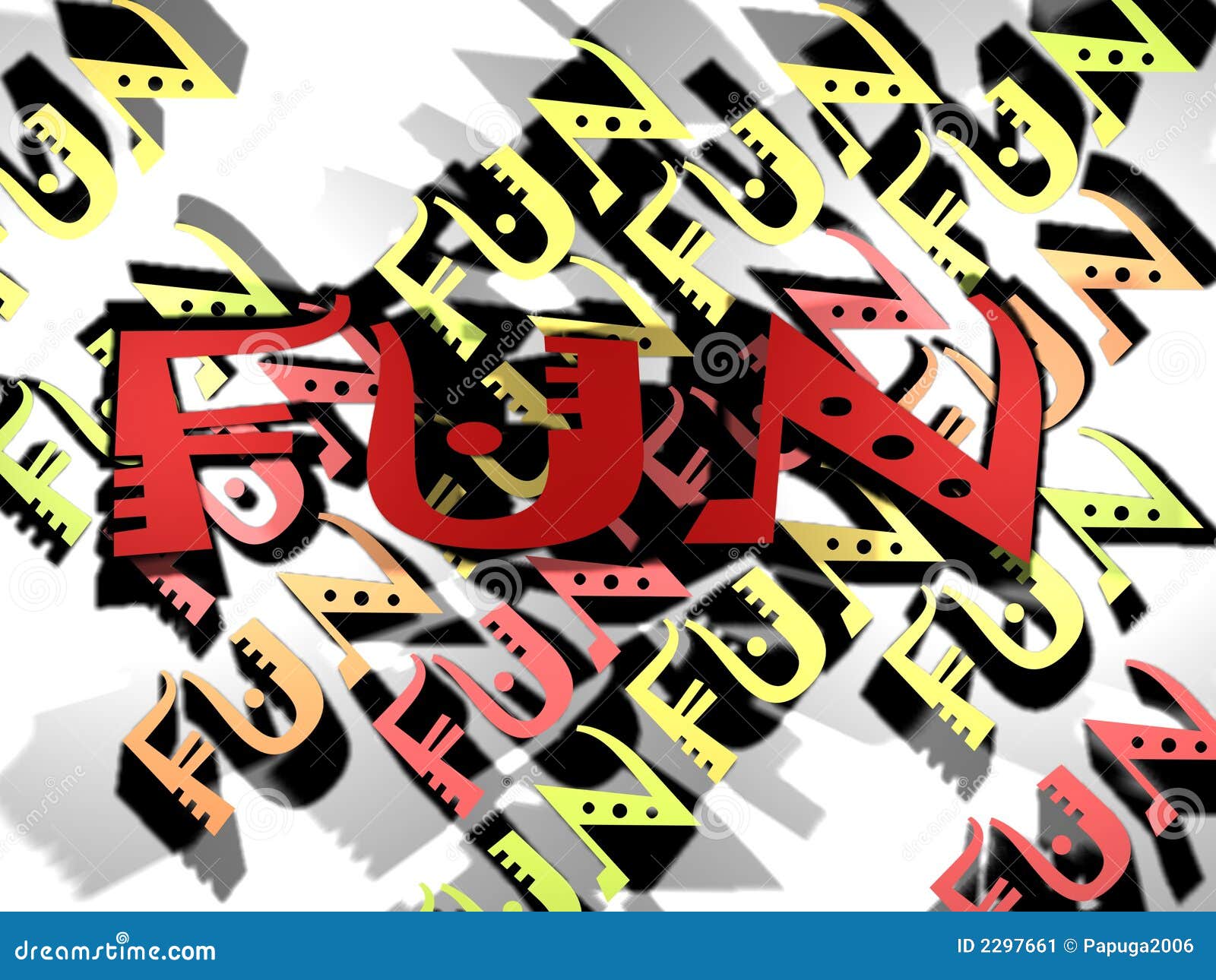 Sign fun 2 stock illustration. Illustration of colors - 2297661