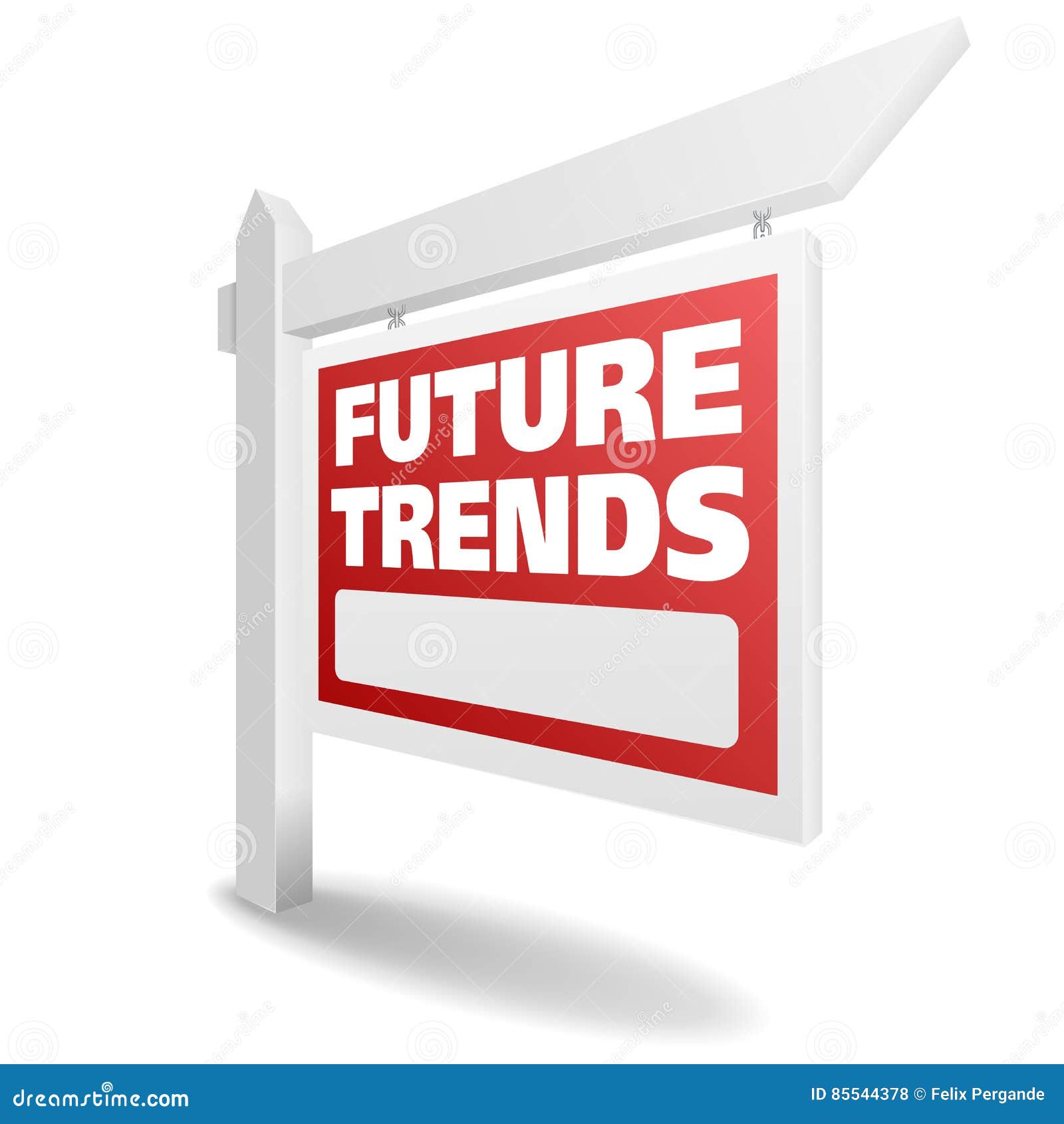 Sign Future Trends stock illustration. Illustration of promotion - 85544378