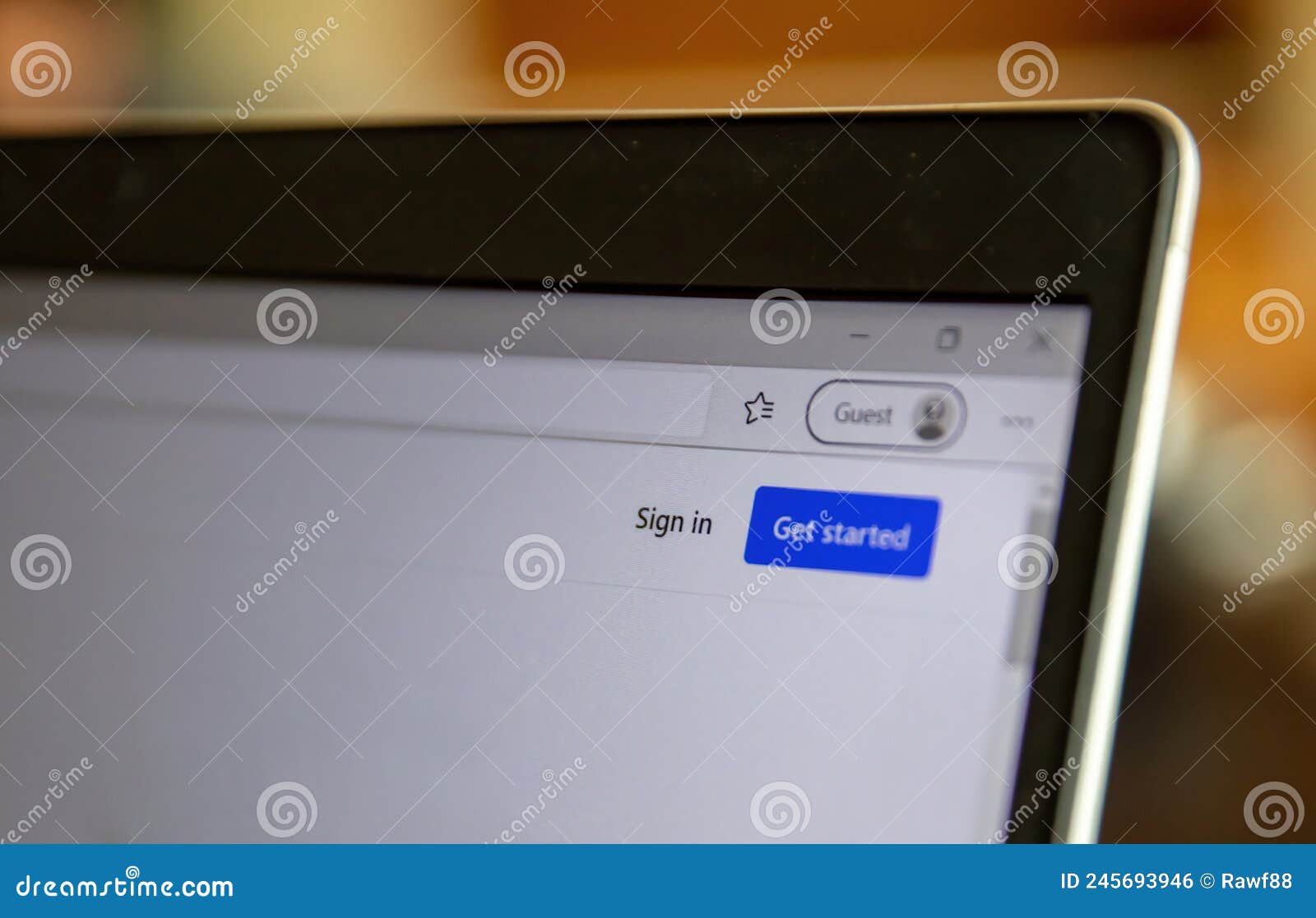 Sign in, Get Access To a Computer System As a Guest. Log in Message on ...