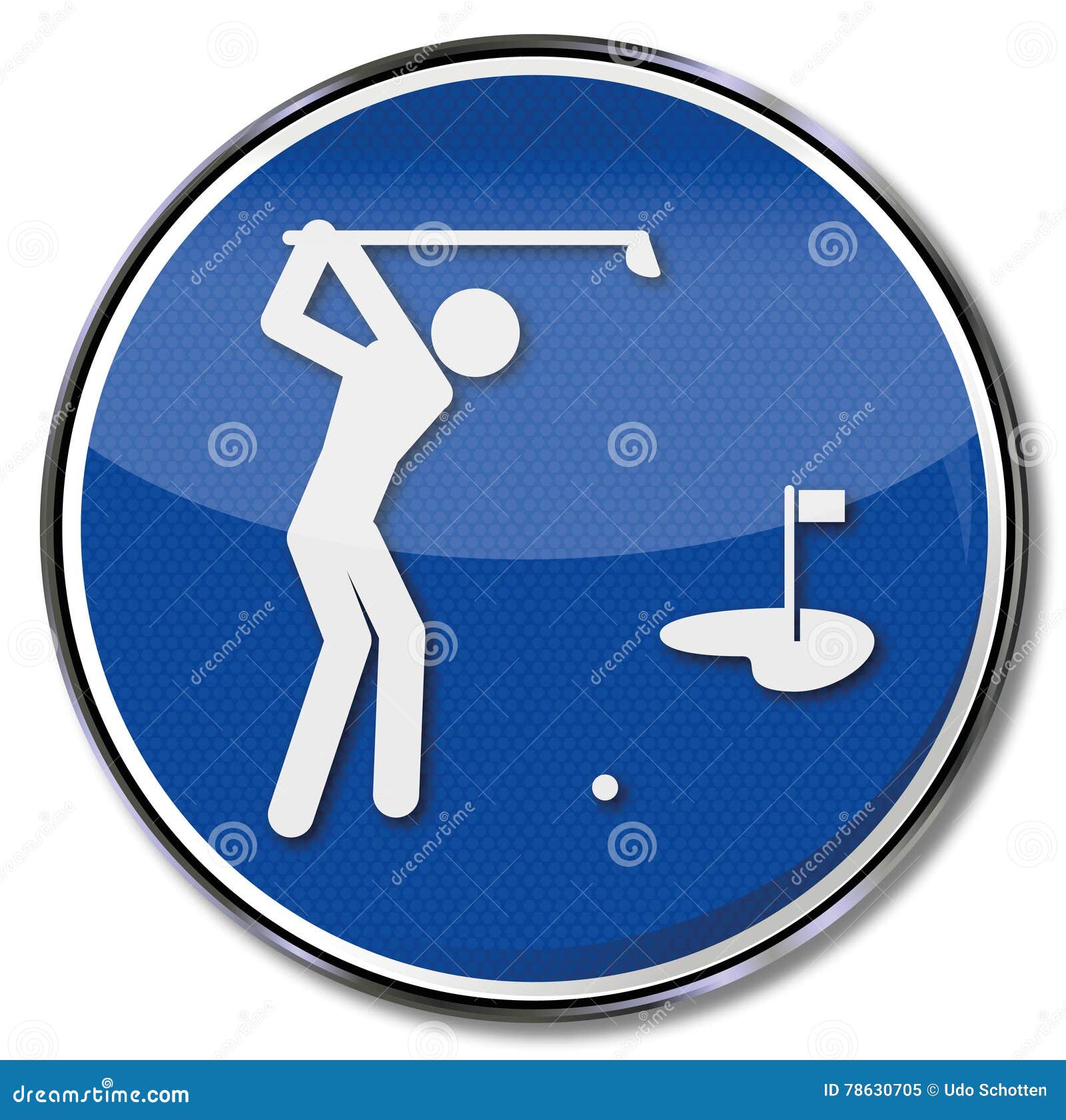 Sign golfers and golf stock vector. Illustration of tournament - 78630705