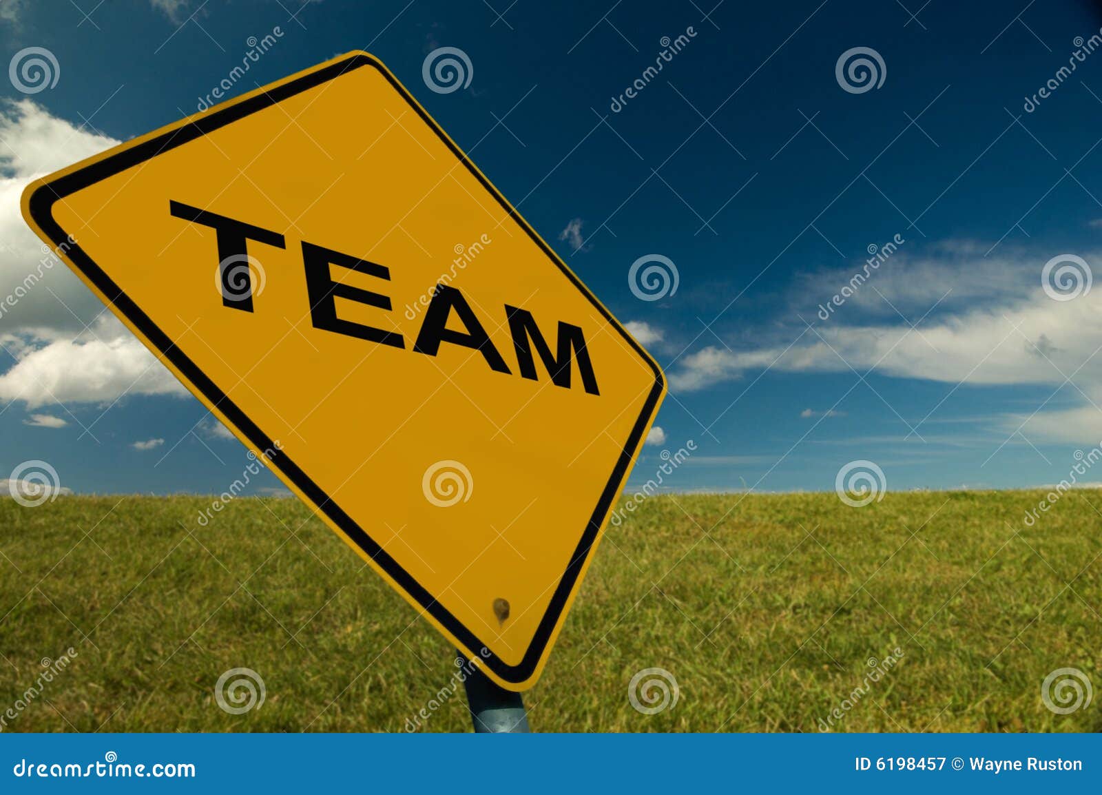 Sign of a Good Team stock image. Image of conceptual, work - 6198457