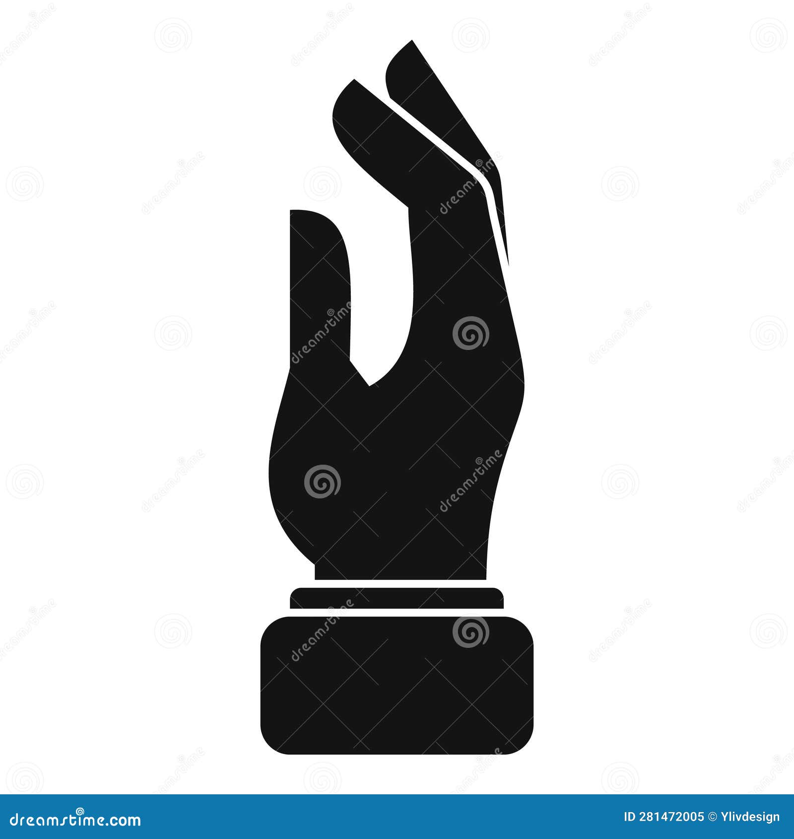 Sign Hand Icon Simple Vector. Arm Gesture Stock Illustration ...