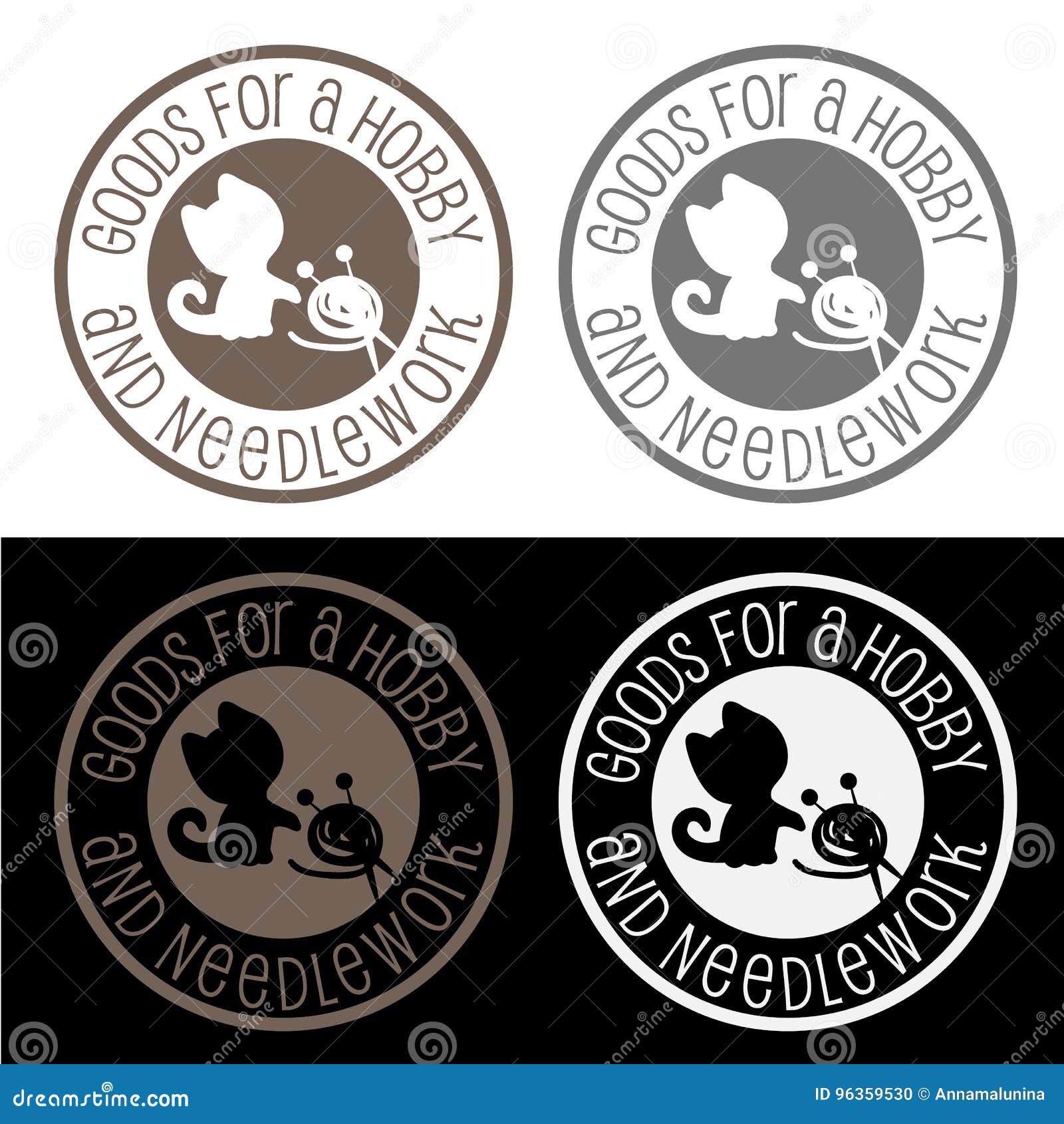 Logo, Sign for Handy Crafts Store Stock Vector - Illustration of seal ...