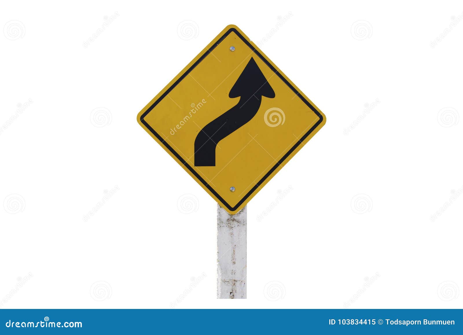 A Right Curve On A Mountain Road Rural Highway. Ixcateopan, Guerrero ...