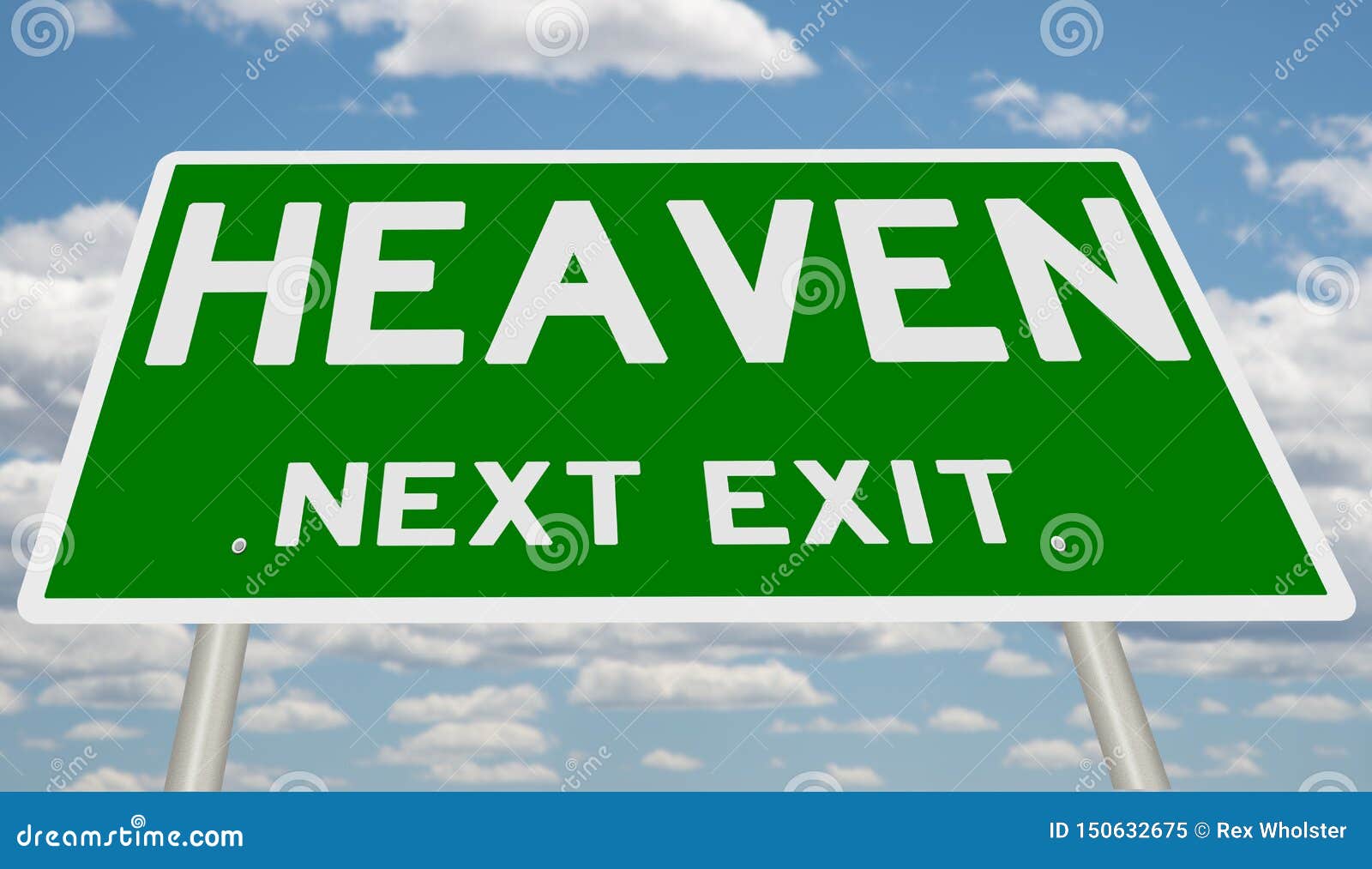 Sign for Heaven stock illustration. Illustration of life - 150632675