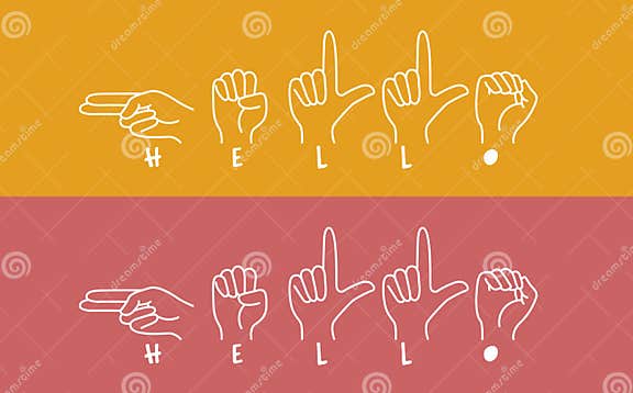 Deaf Sign Language HELLO for World Hello Day on November 21, Promoting ...