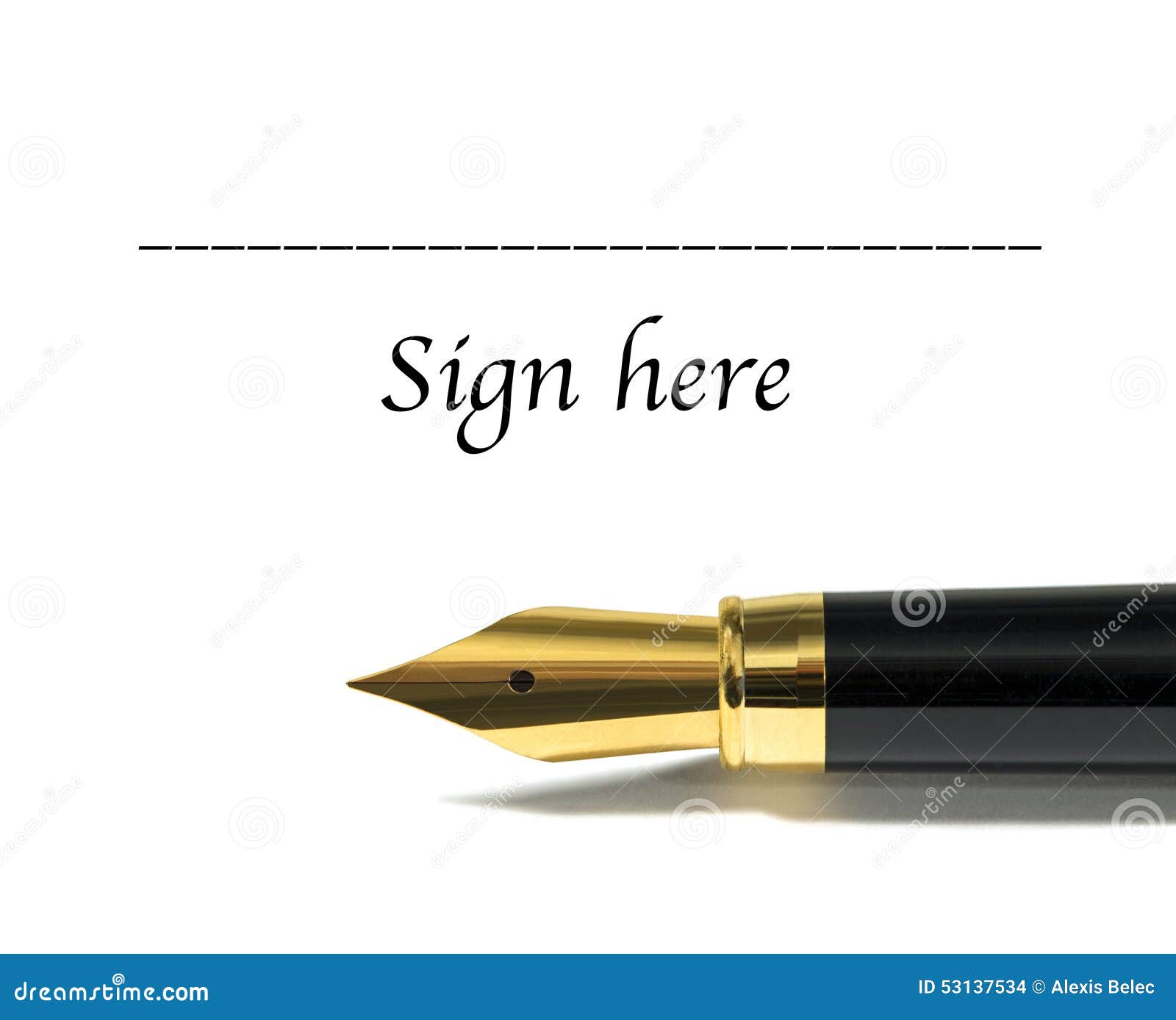Sign here form stock photo. Image of letter, collaboration - 53137534