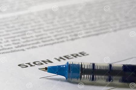 Sign here pen stock photo. Image of paragraph, ballpoint - 2266360
