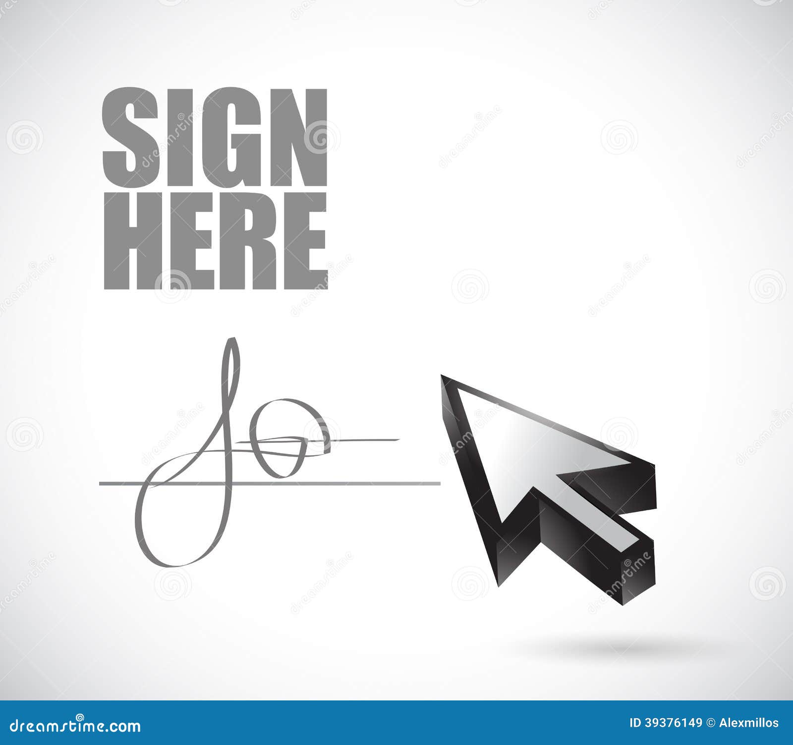 Pen Sign Here Signature Line Contract Agreement Stock Photography ...