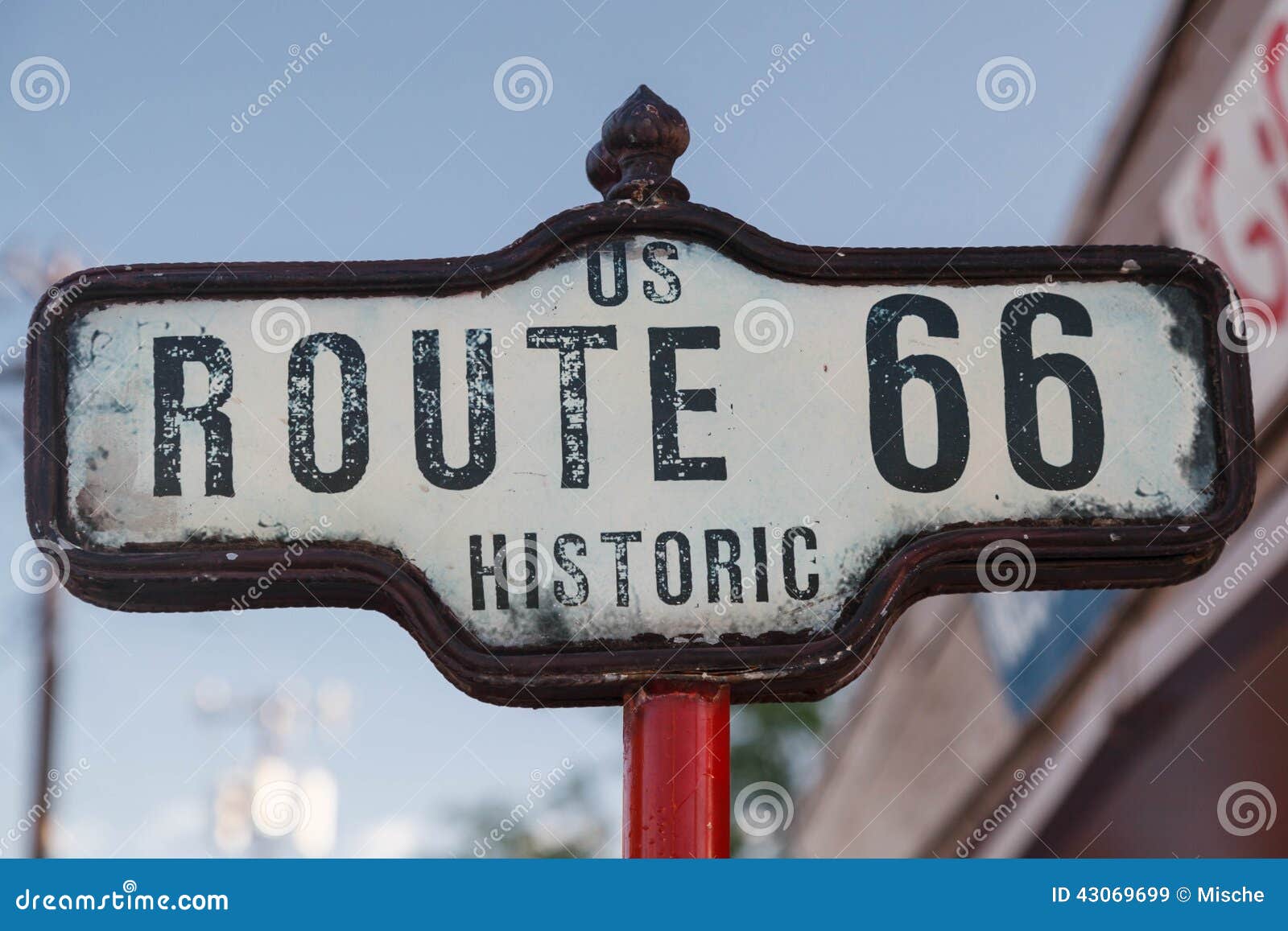 Historic Route 66 Arizona Sign Stock Image | CartoonDealer.com #25888417