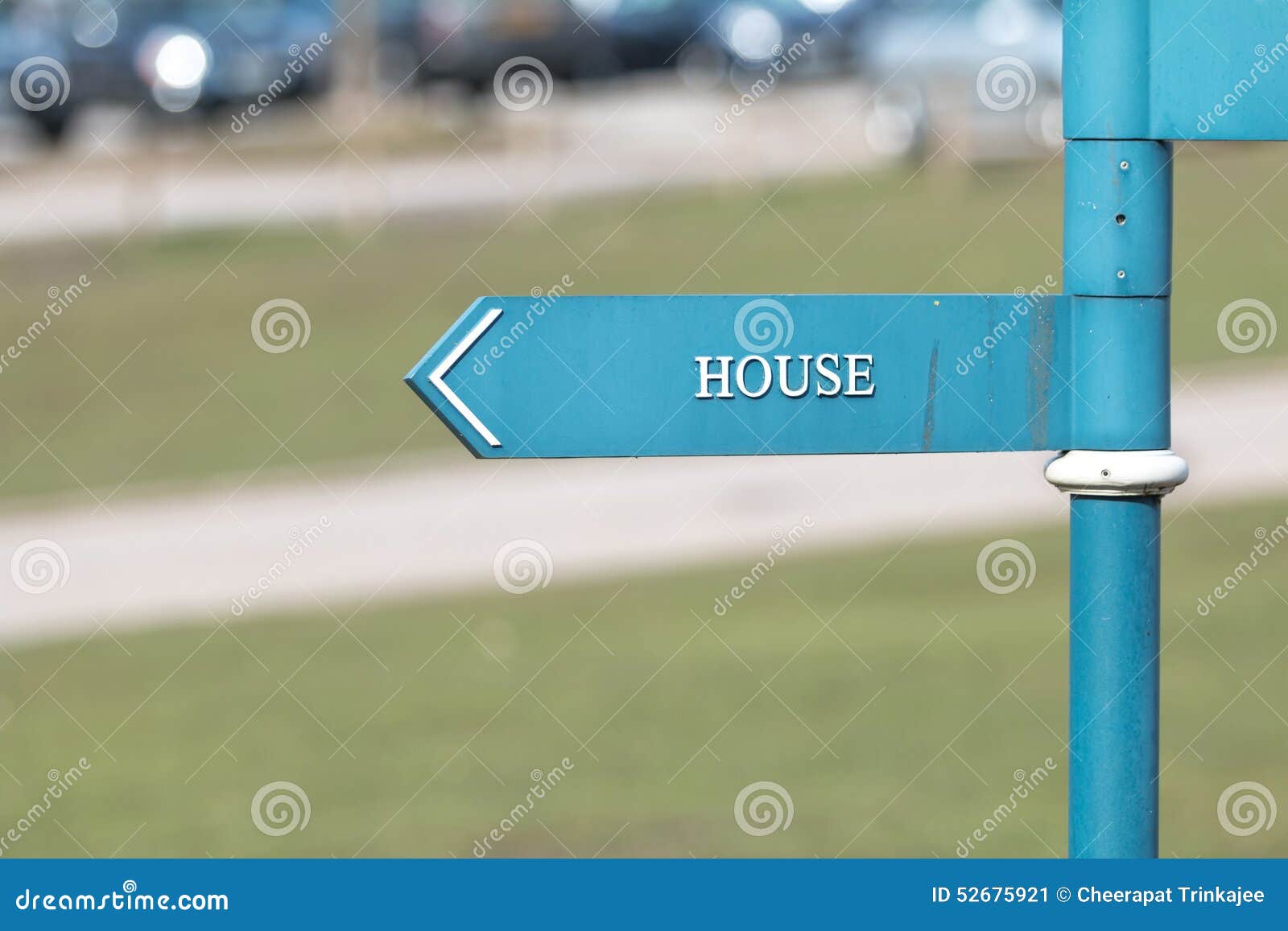 Sign: House word stock image. Image of nature, signpost - 52675921