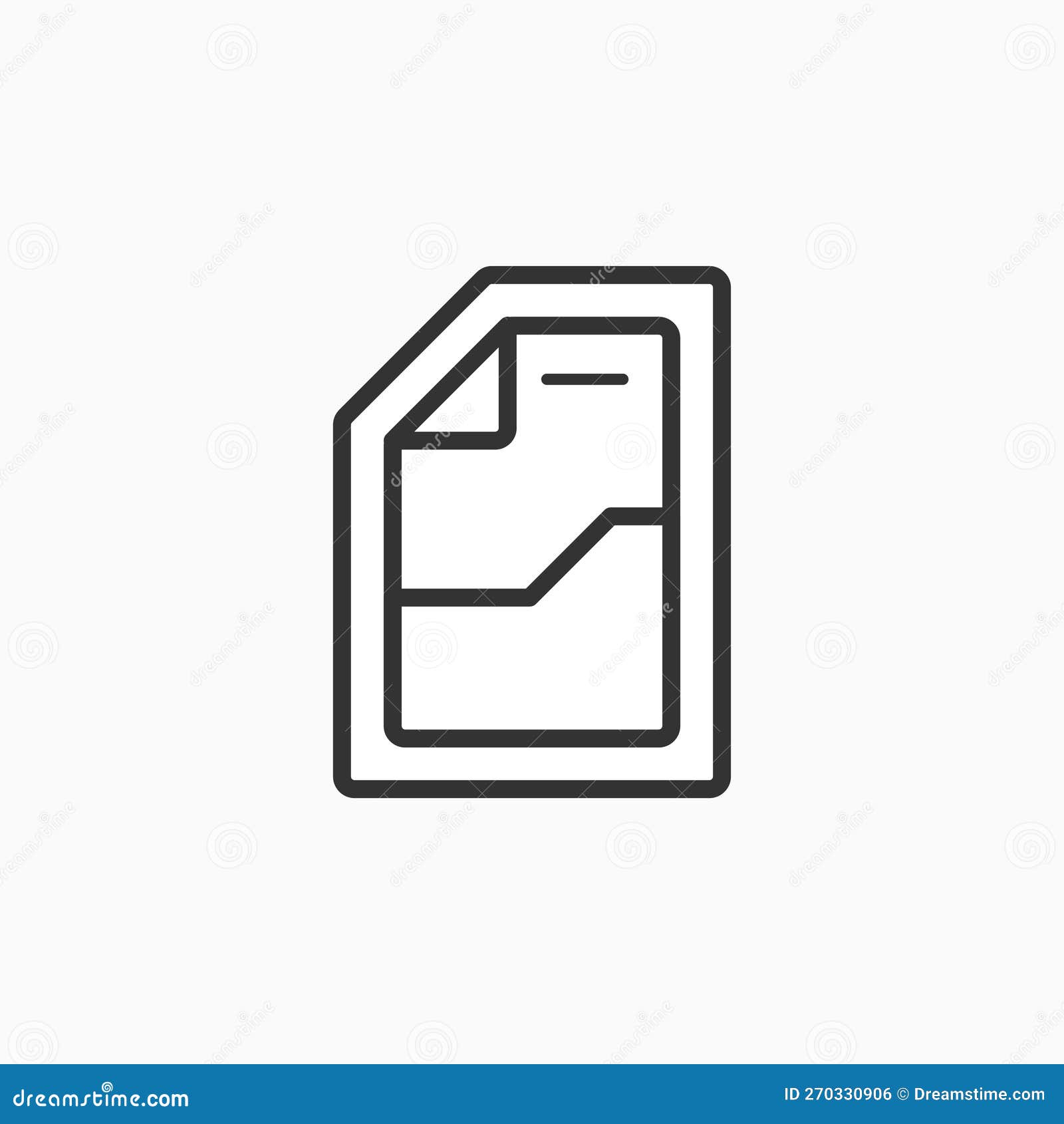 Sign Icon Document Grey Illustration for Graphic, User Interface Design ...