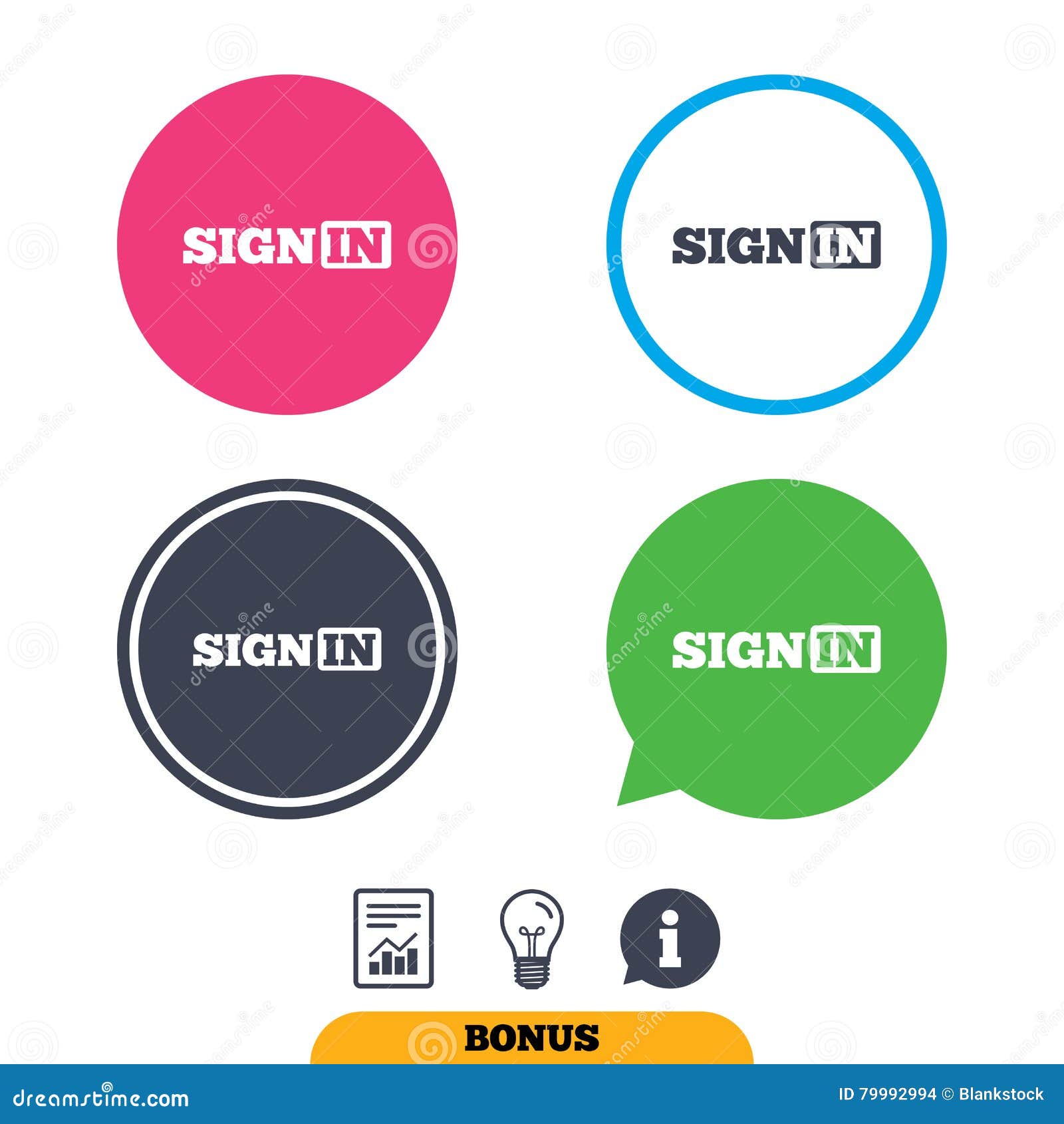Sign in icon. Join symbol stock vector. Illustration of flat - 79992994