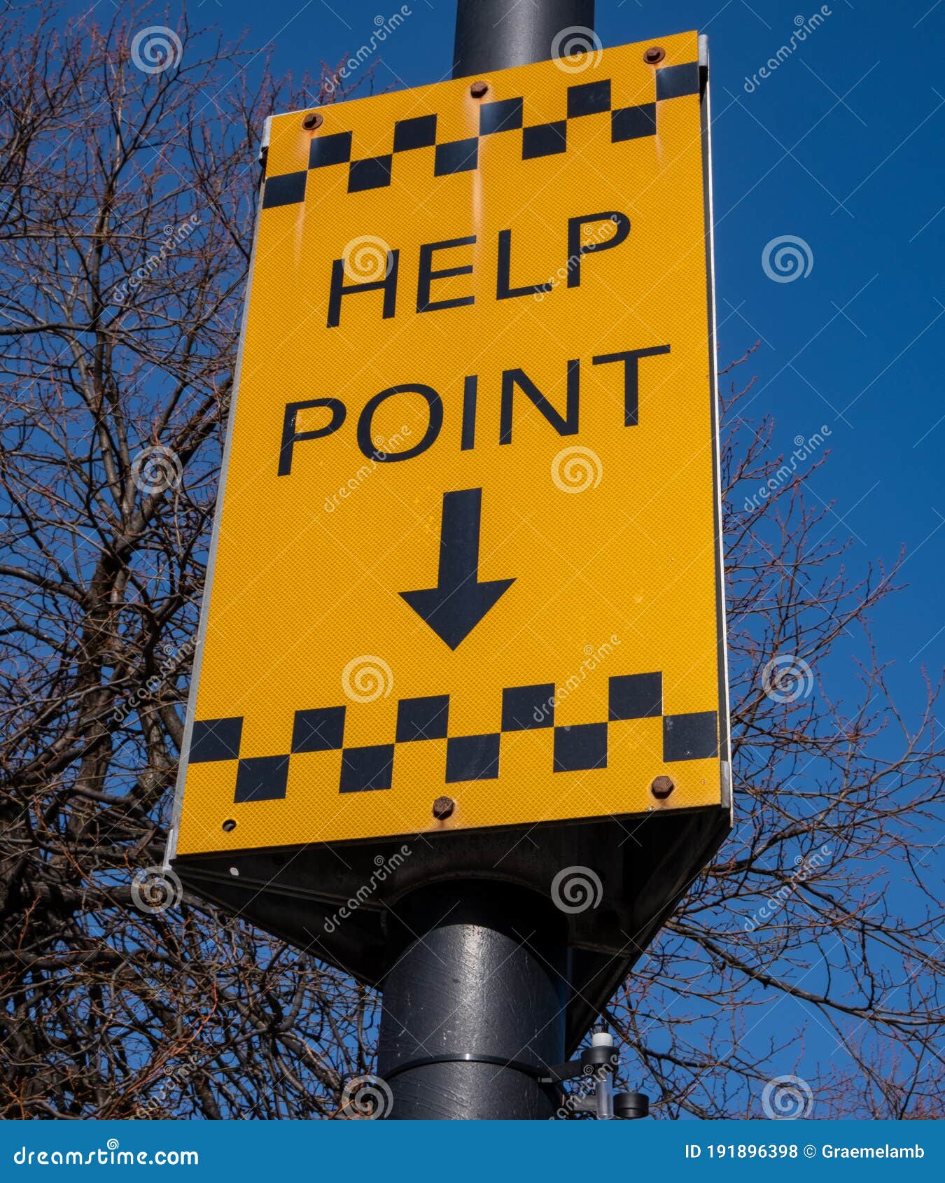 Sign Indicating Help Point Liverpool City Centre March 2020 Editorial ...
