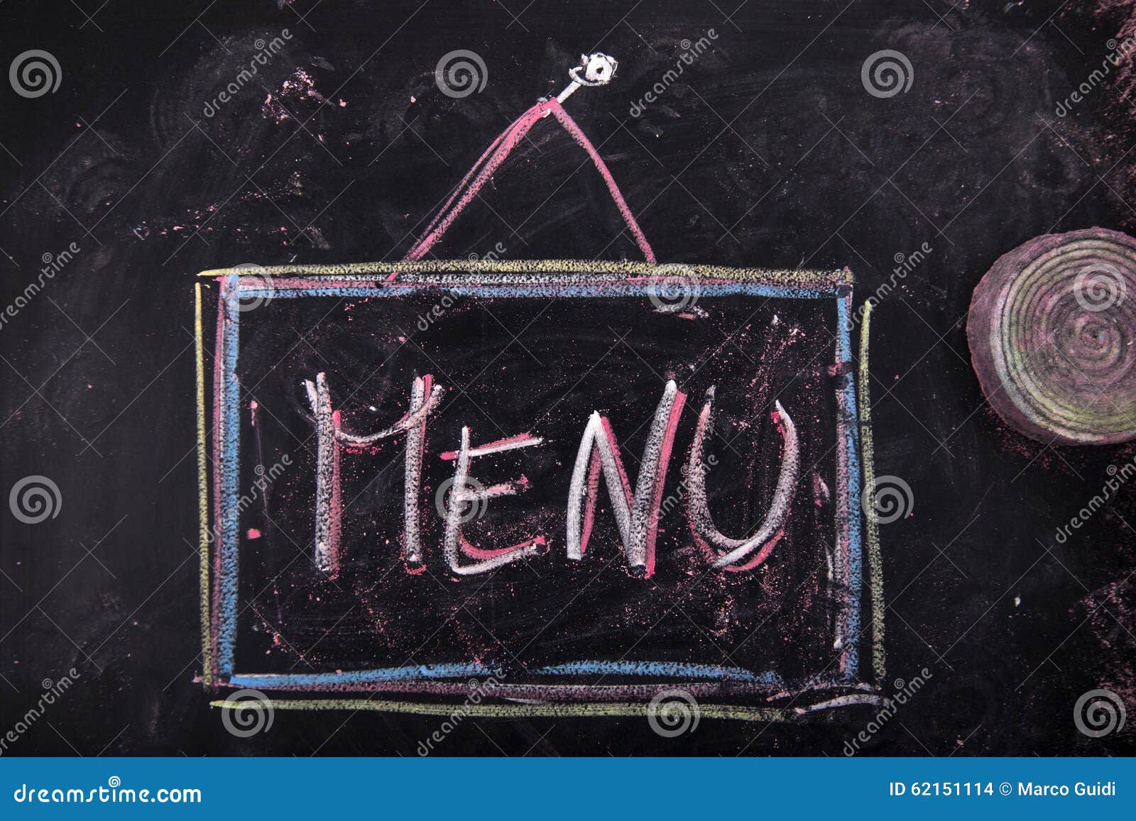 Sign indicating the menu stock photo. Image of coffee - 62151114