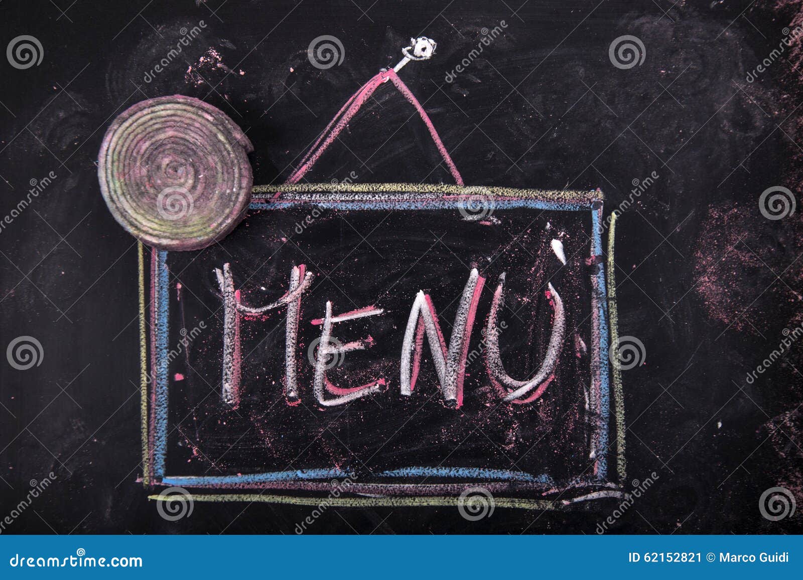 Sign indicating the menu stock image. Image of board - 62152821