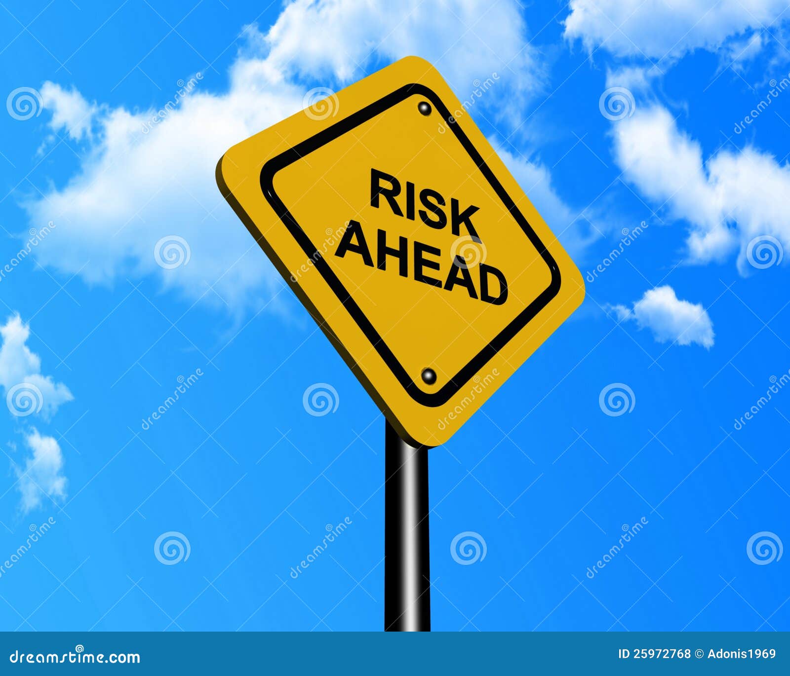Risk Ahead Signpost Shows Dangerous Unstable And Insecure Warning Stock ... Risk Ahead Signpost Shows Dangerous Unstable And Insecure Warning Stock ...
