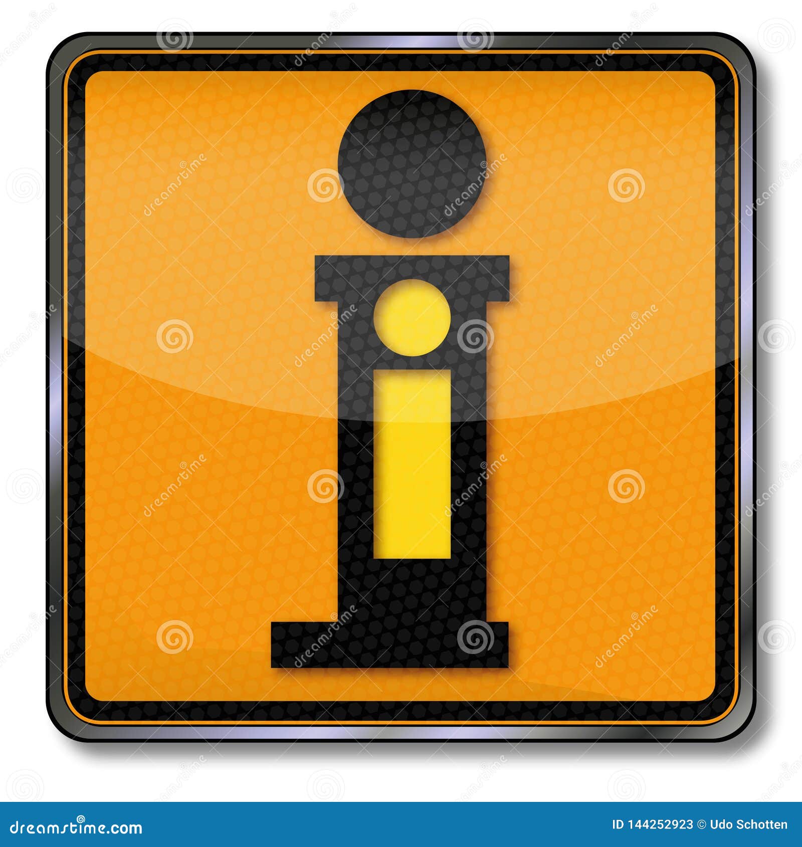 Sign with information stock vector. Illustration of education - 144252923