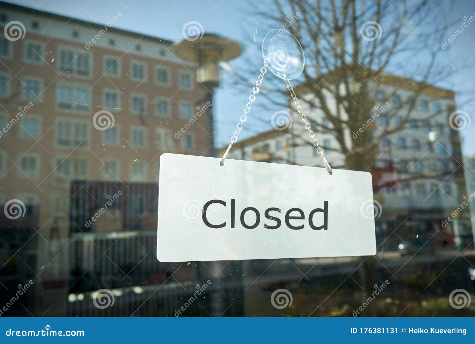 Sign with the Inscription `closed` Stock Image - Image of closed ...