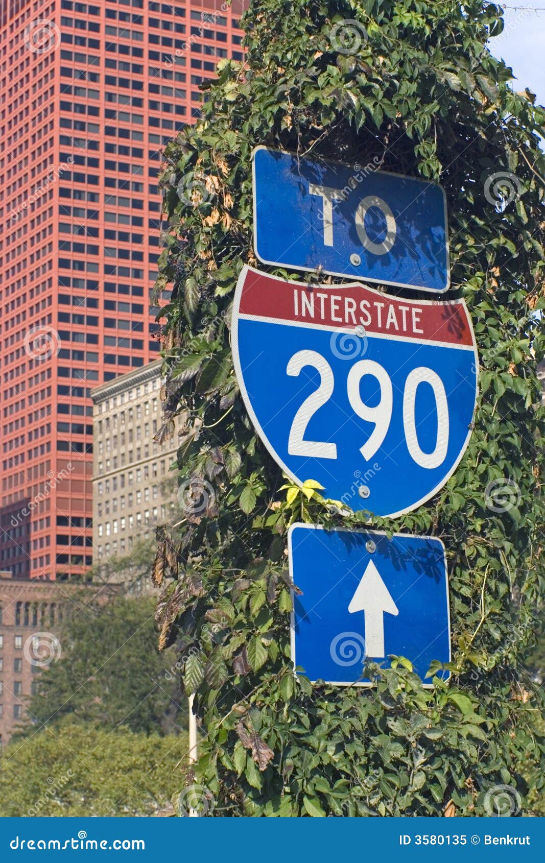 Sign Of Interstate 290 Picture. Image: 3580135