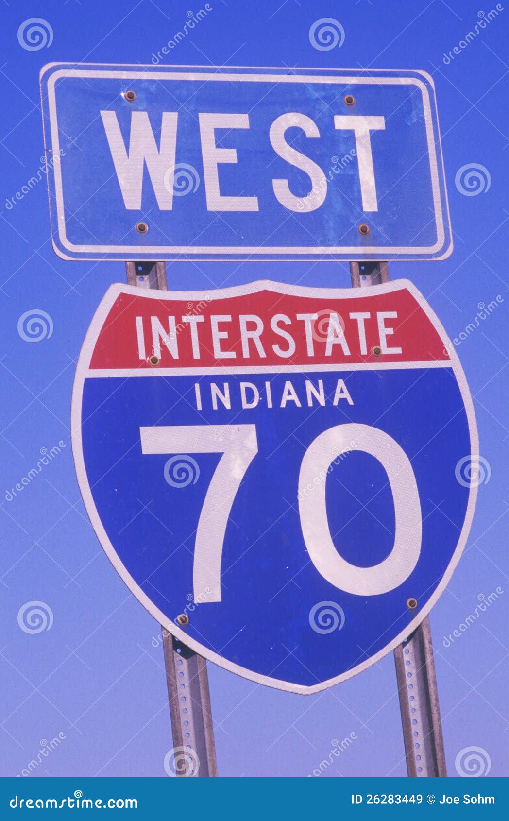 A sign for interstate 70 stock image. Image of text, west - 26283449