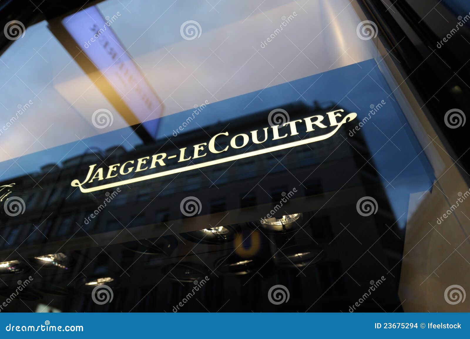 Jaeger Lecoultre Logo On Their Boutique In Vienna. Editorial Photo ...