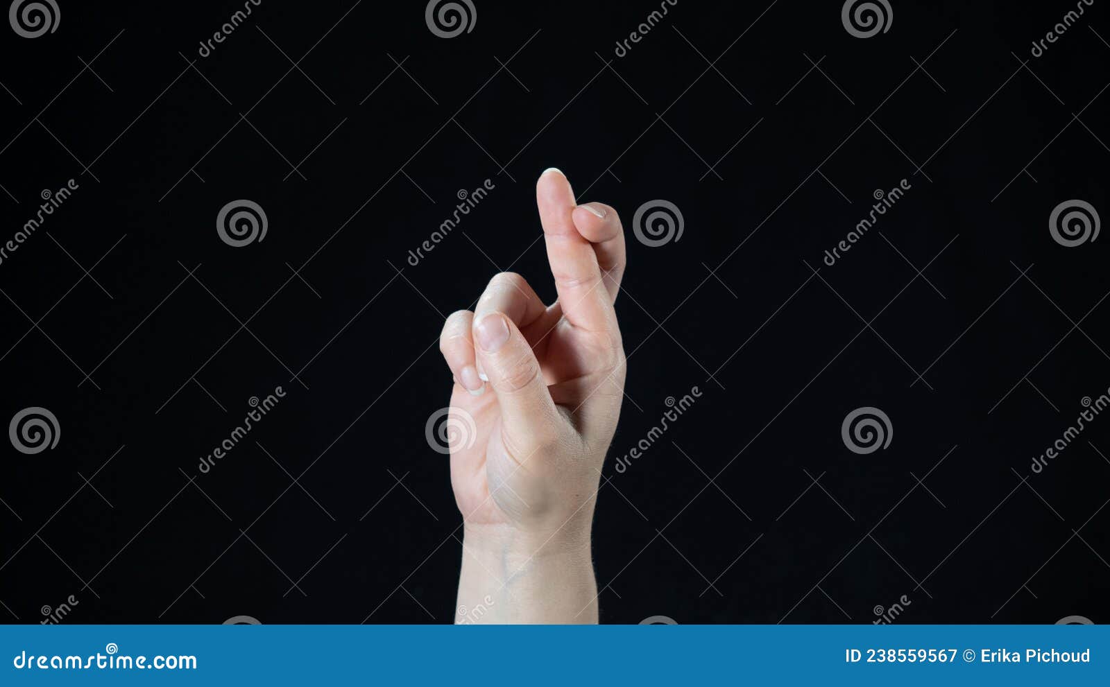 Sign Language, the Alphabet Letter: R Stock Image - Image of jargon ...