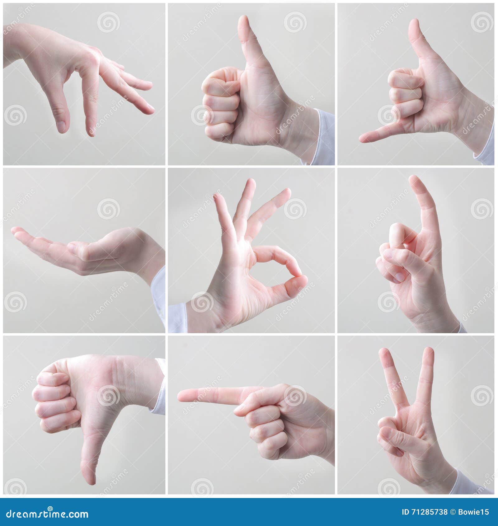 Sign language stock photo. Image of hands, signal, disapprove - 71285738