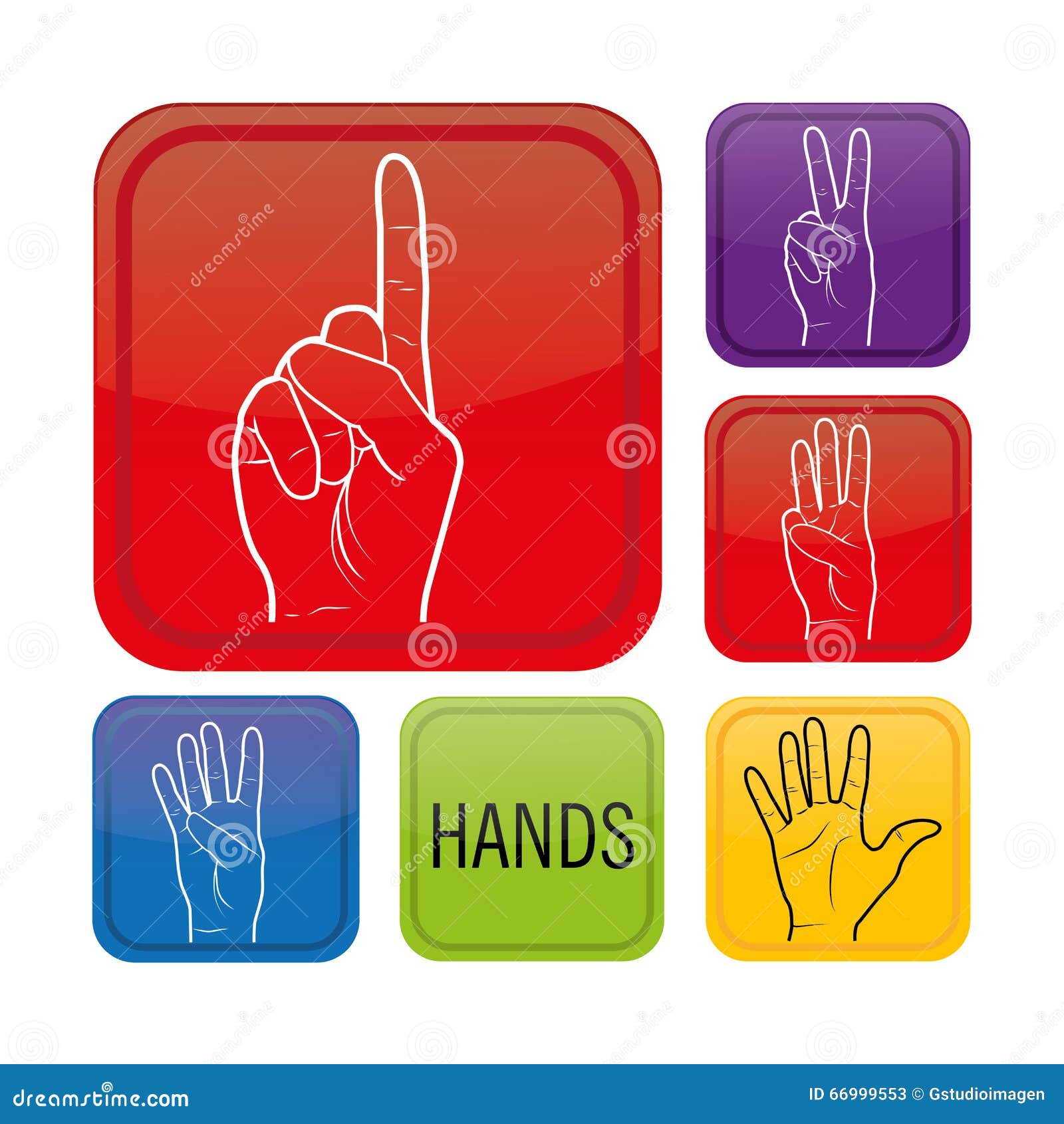 Sign language design stock illustration. Illustration of deaf - 66999553