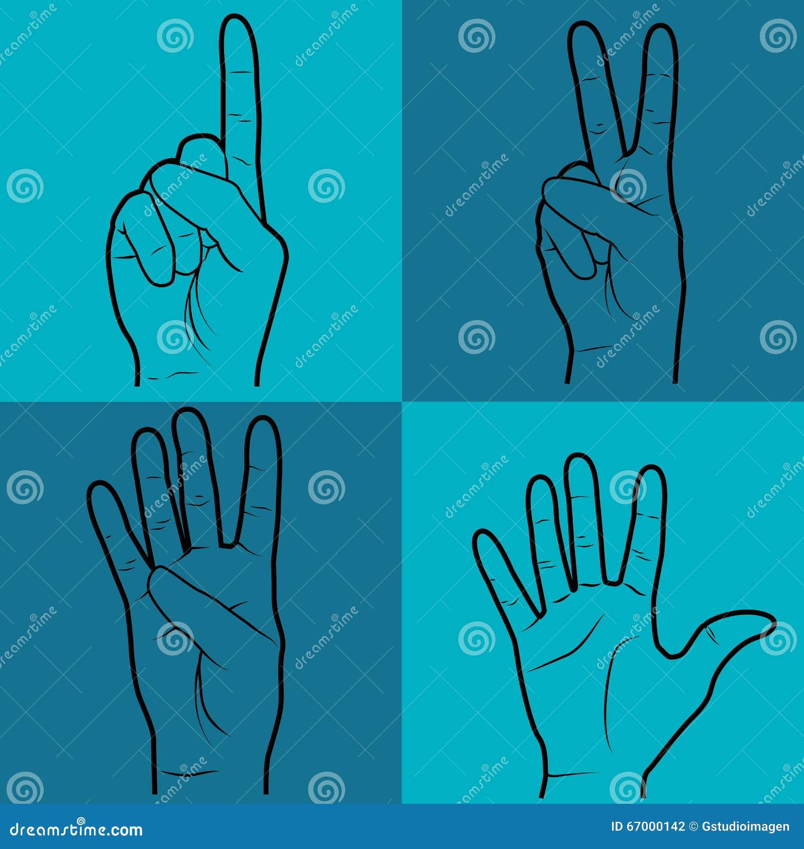 Sign language design stock illustration. Illustration of palm - 67000142