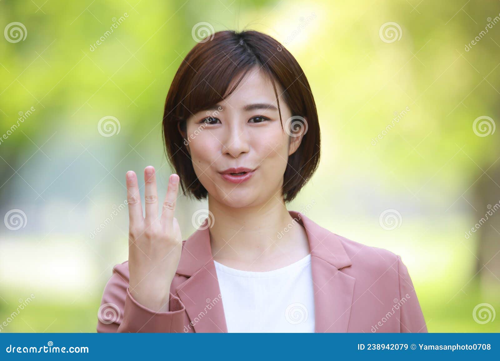 Sign Language Finger Character "yu" Stock Image - Image of hairstyle ...