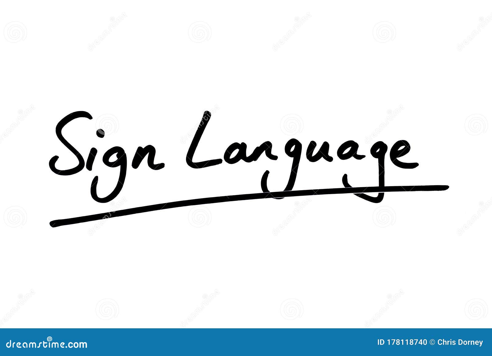 Sign Language stock illustration. Illustration of disabled - 178118740