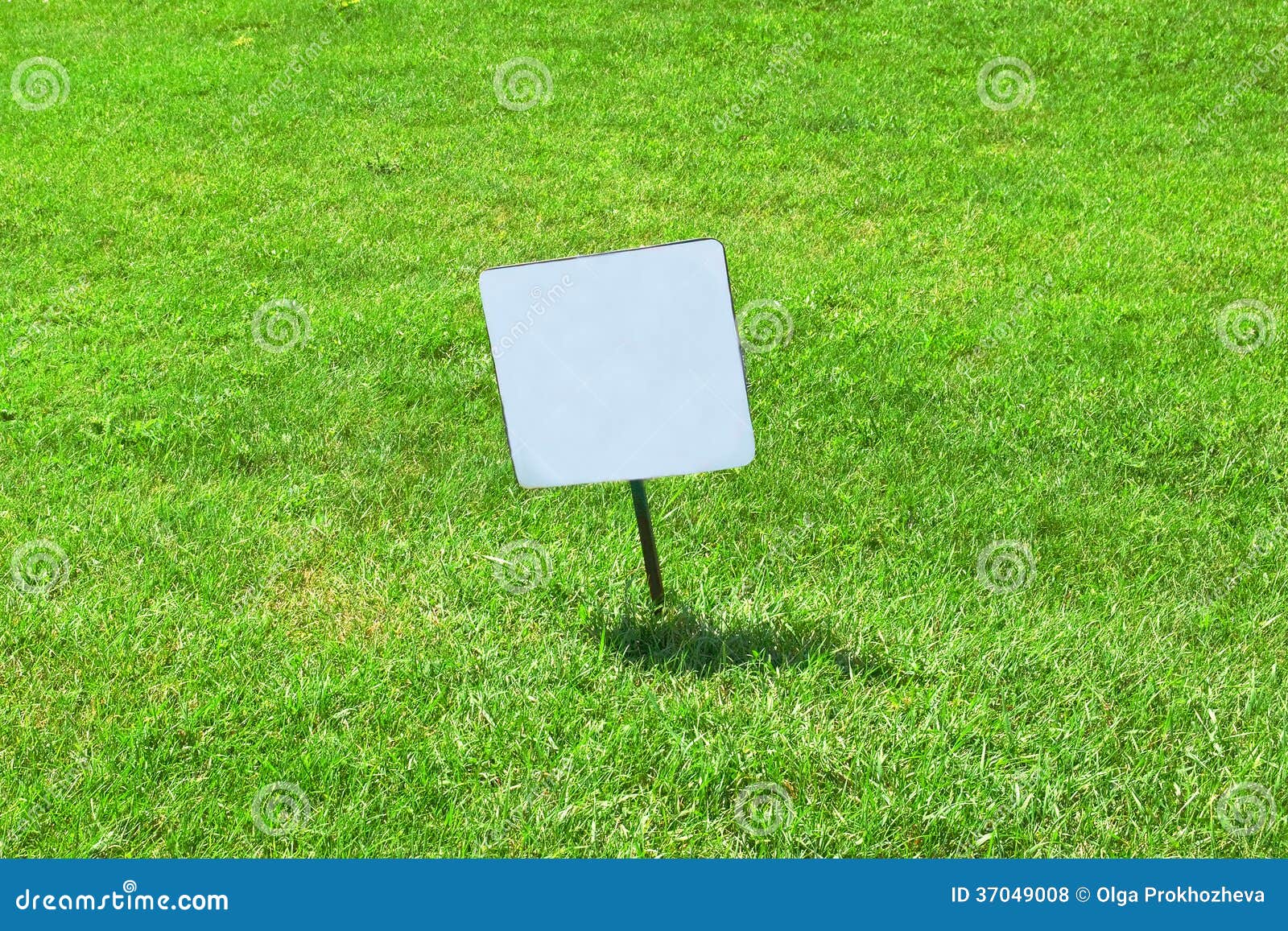 Sign on lawn stock photo. Image of objectsequipment, horizontal - 37049008