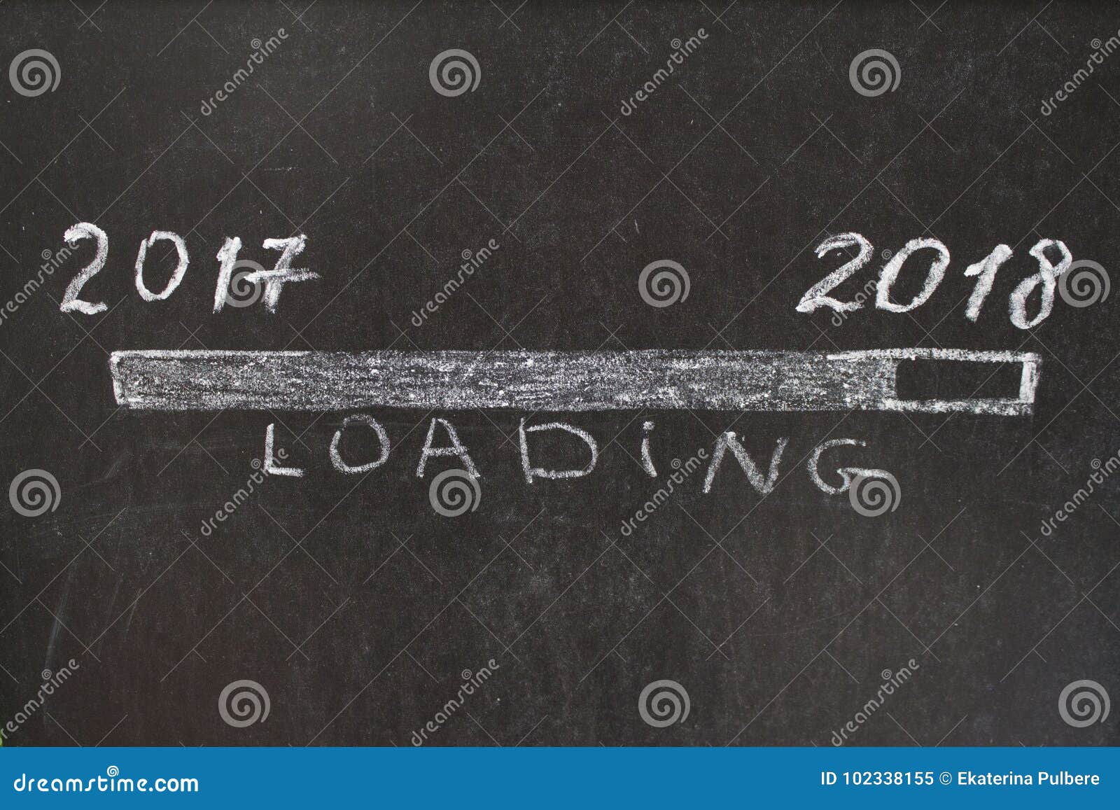Sign Loading with 2018 Year Stock Image - Image of load, icon: 102338155