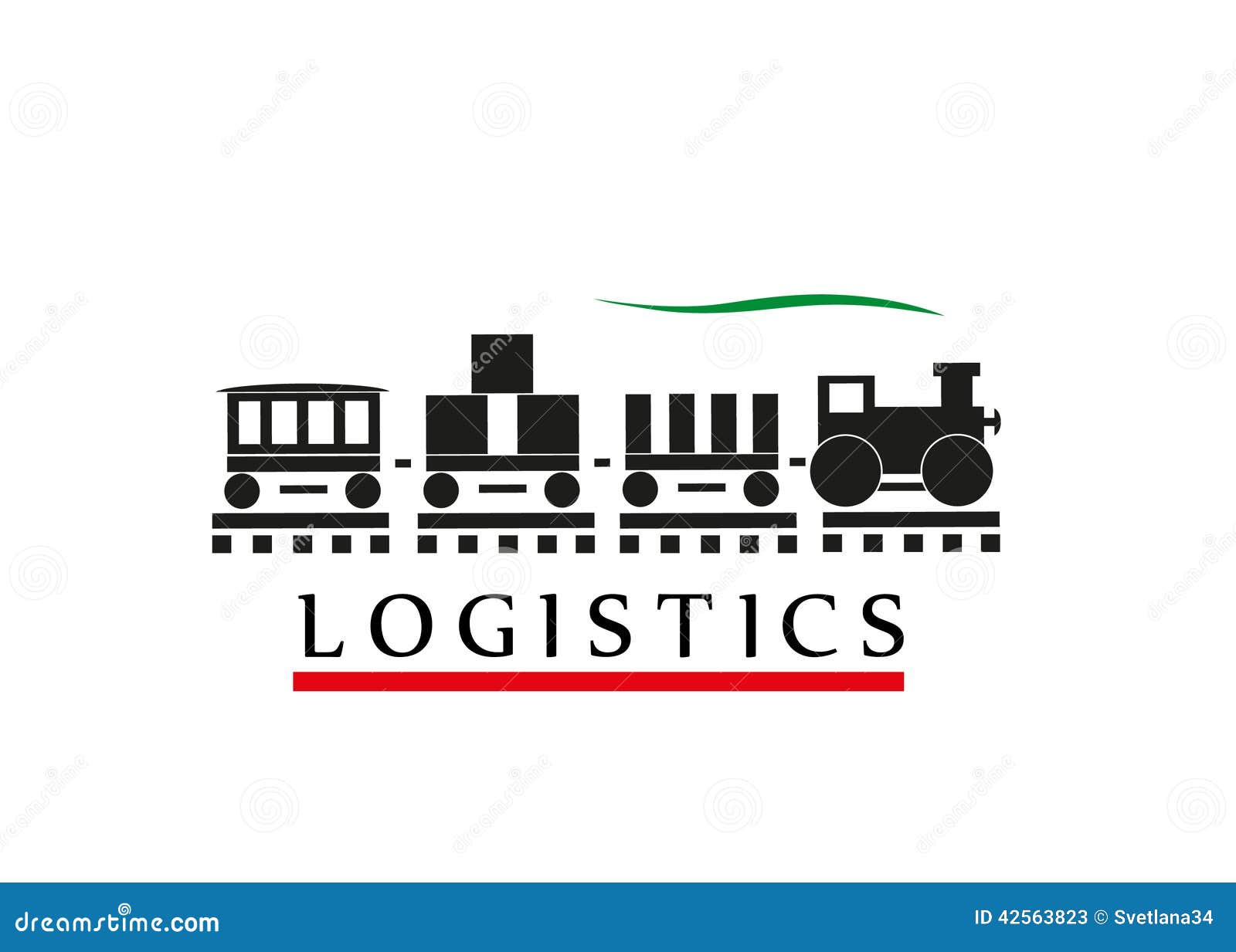 Sign logistics. stock vector. Illustration of abstraction - 42563823