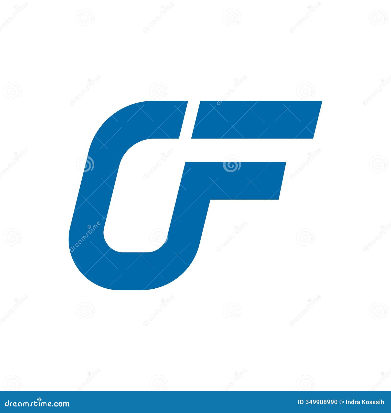 Sign of Logo Icon Design. of Initial Logo Vector Icon, Blue of or Fo ...