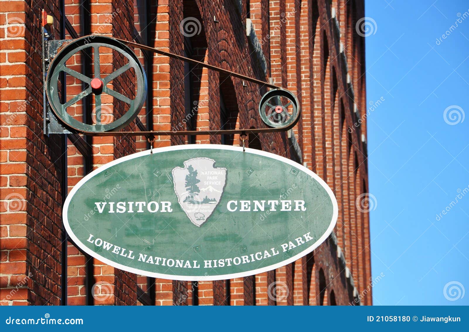 Sign of Lowell National Historical Park Editorial Image - Image of ...