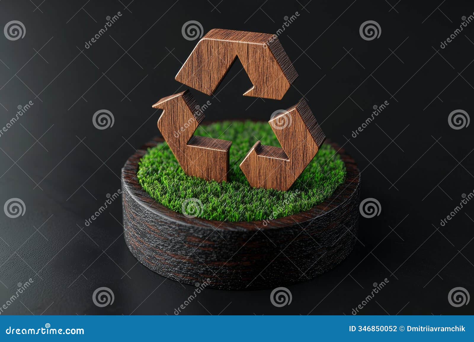 Sign Made from Branches, Leaves, and Waste. Environment and Nature ...