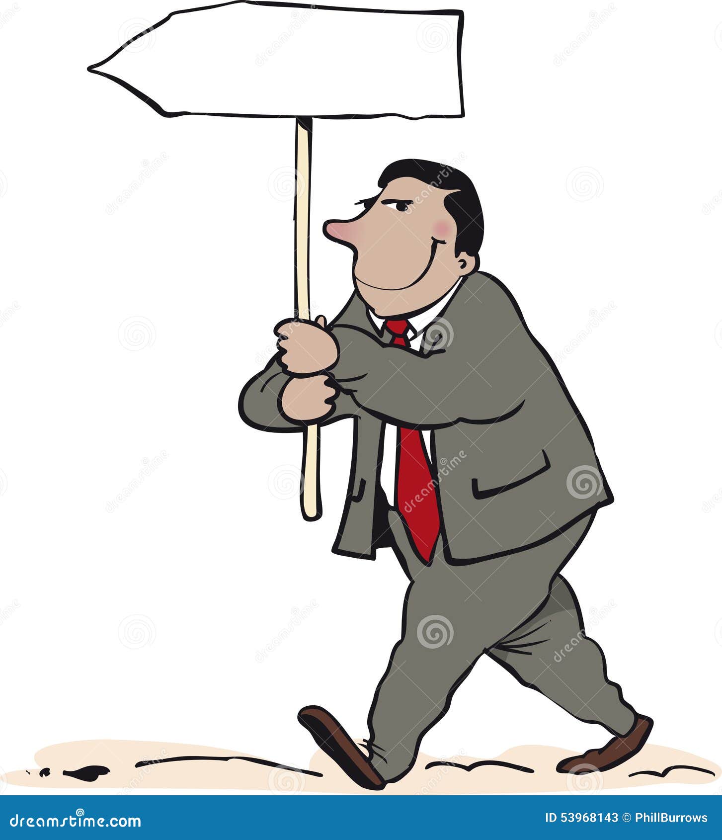 Guiding Sign In Blue Glossy Letters Stock Photography | CartoonDealer ...