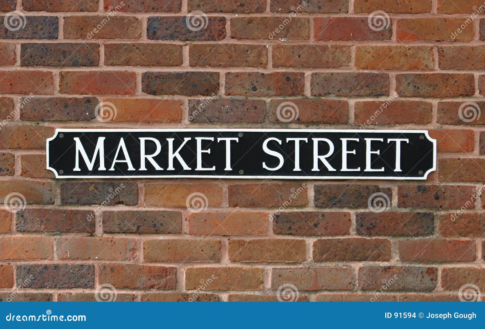 Sign, Market Street stock photo. Image of farmers, georgian - 91594
